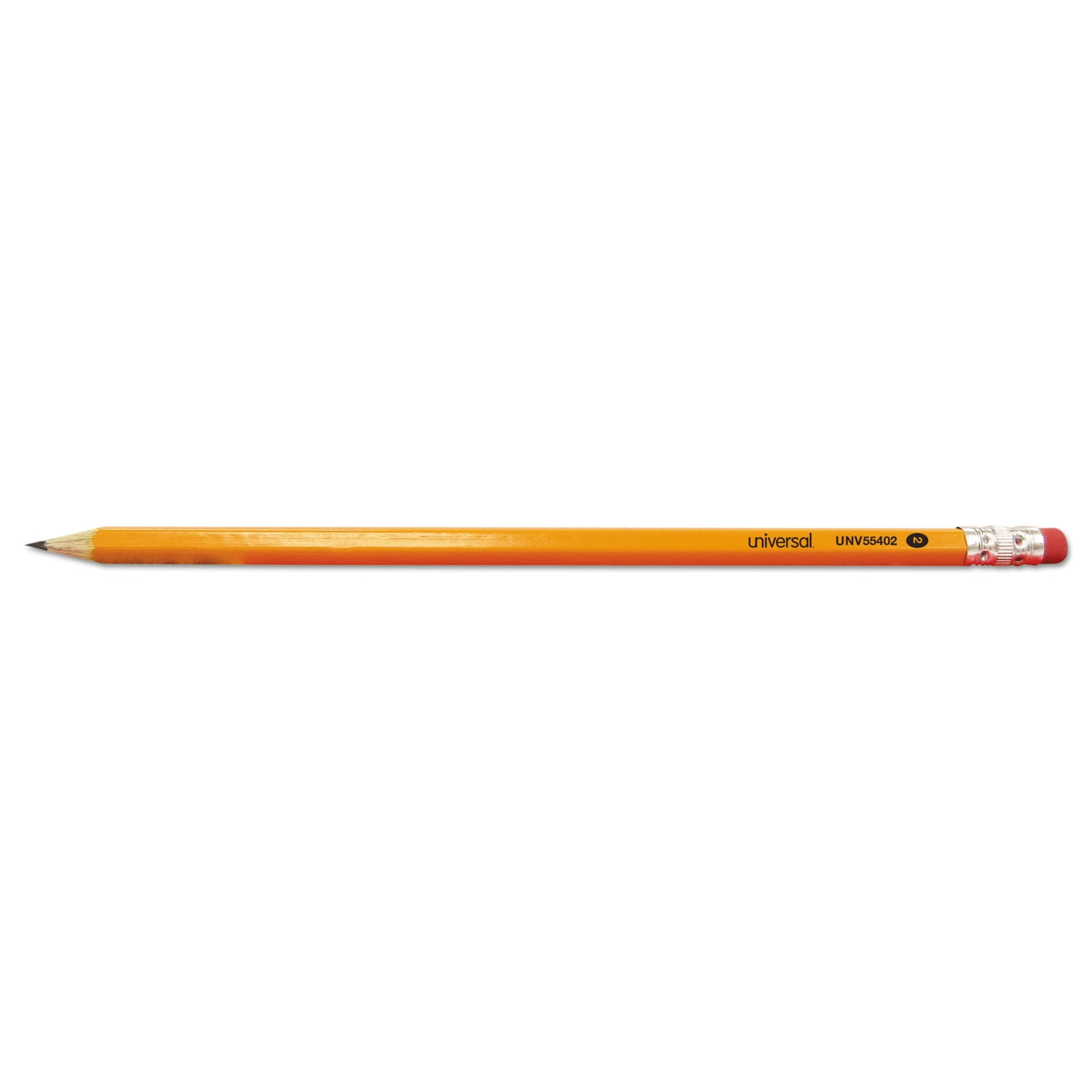 HB (#2), Pre-Sharpened Woodcase pencl - Black Lead, Yellow Barrel (72 ...