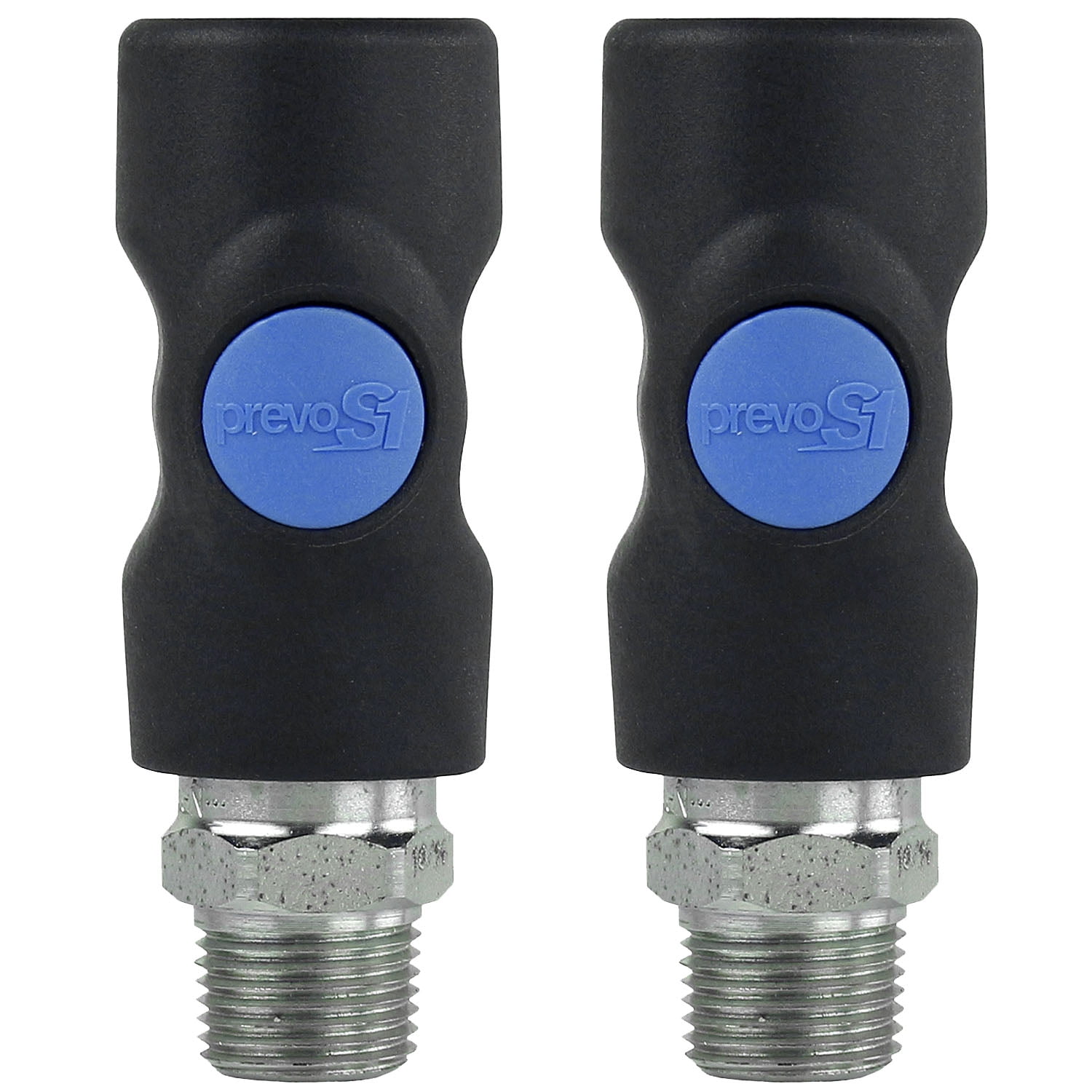 2 Prevost Safety Air Plug 1/4" Couplers ISI061252 3/8" Male NPT Inlet ...