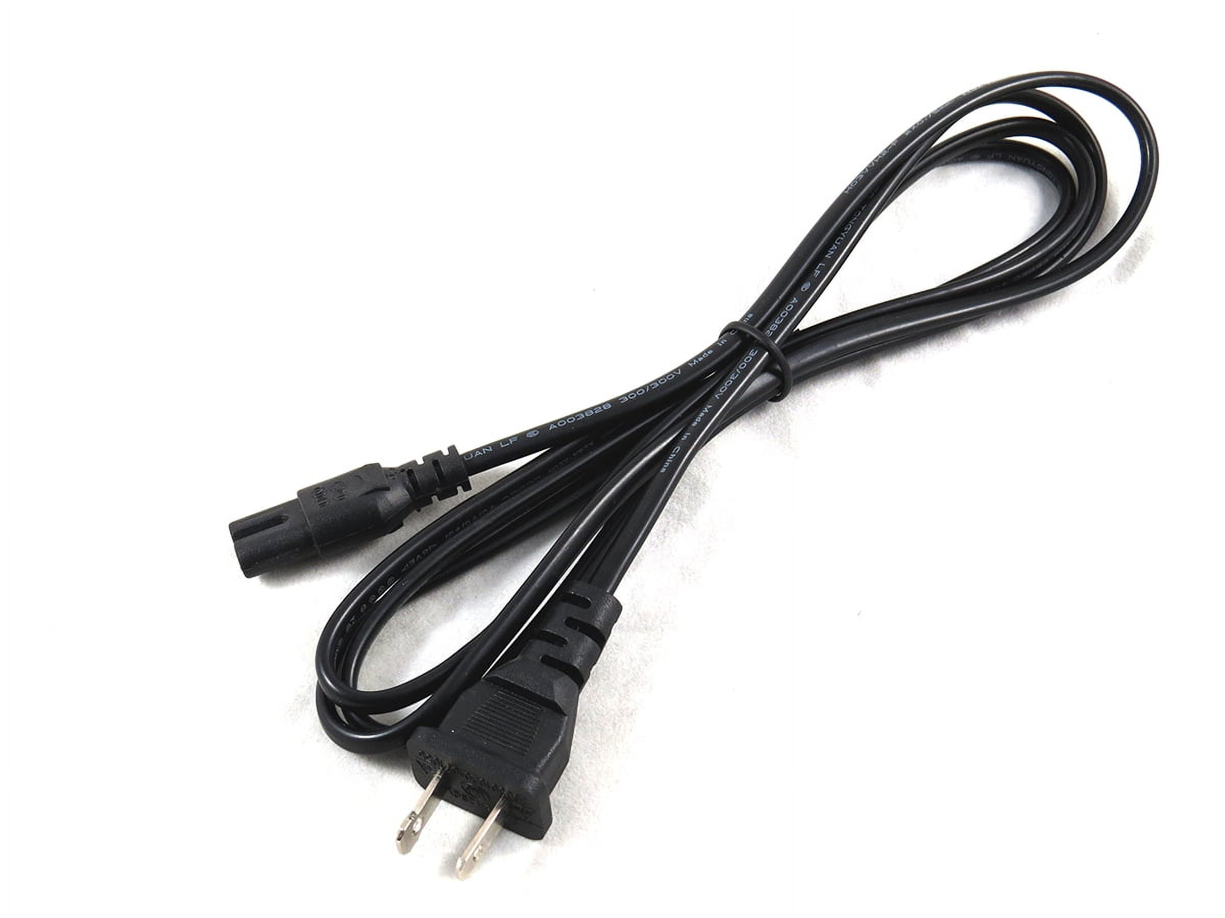 2-Prong 12 Ft 12 Feet AC Wall Cord for HP OFFICEJET 1000 2510 2512 3000 ...
