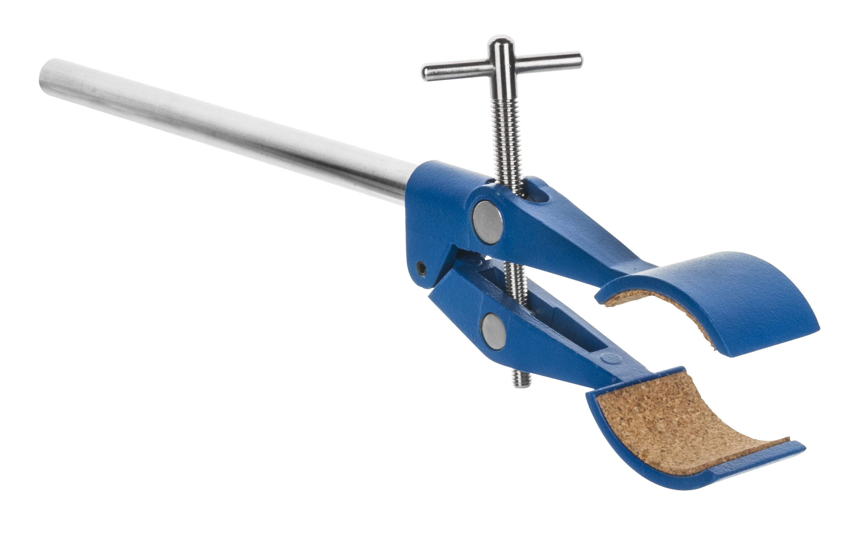 2 Prong, Cork Lined, Burette, Flask, Beaker Clamp on Stainless Steel ...