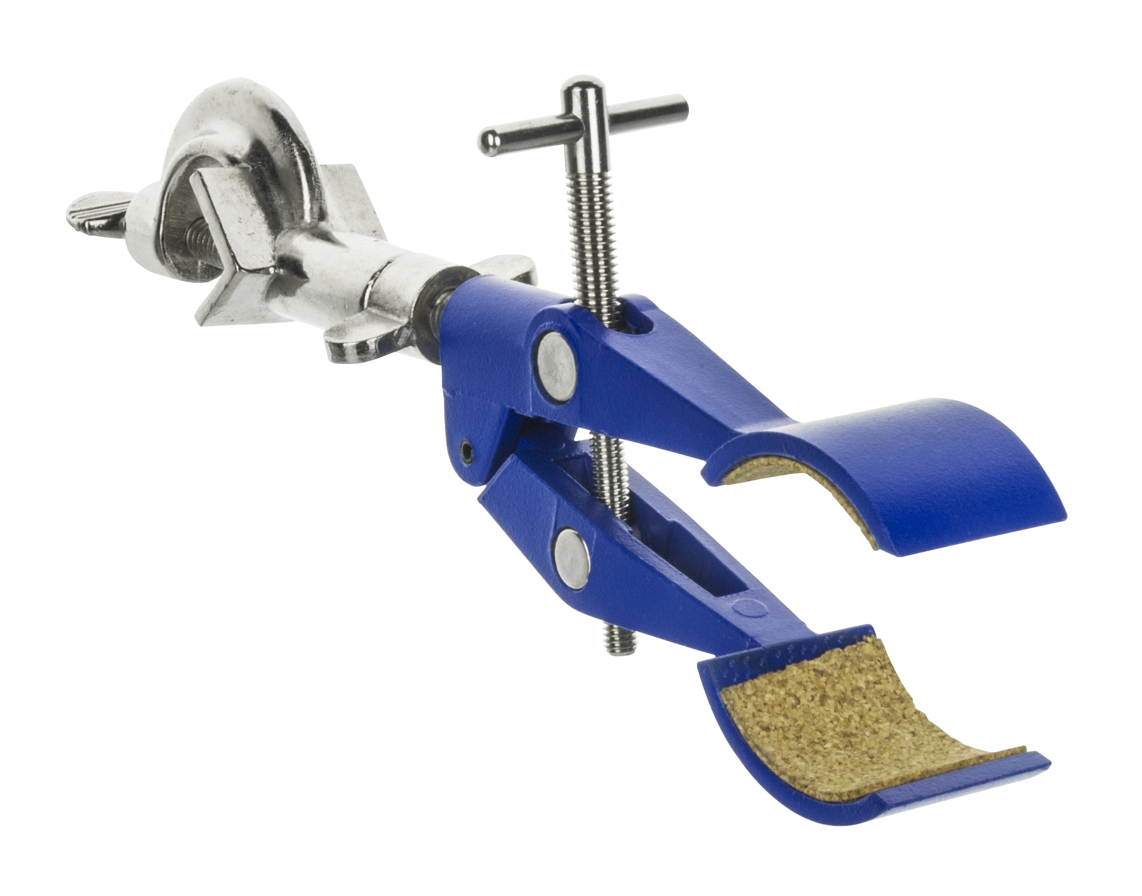 2 Prong, Cork Lined, Burette, Flask, Beaker Clamp on Swivel Bosshead ...