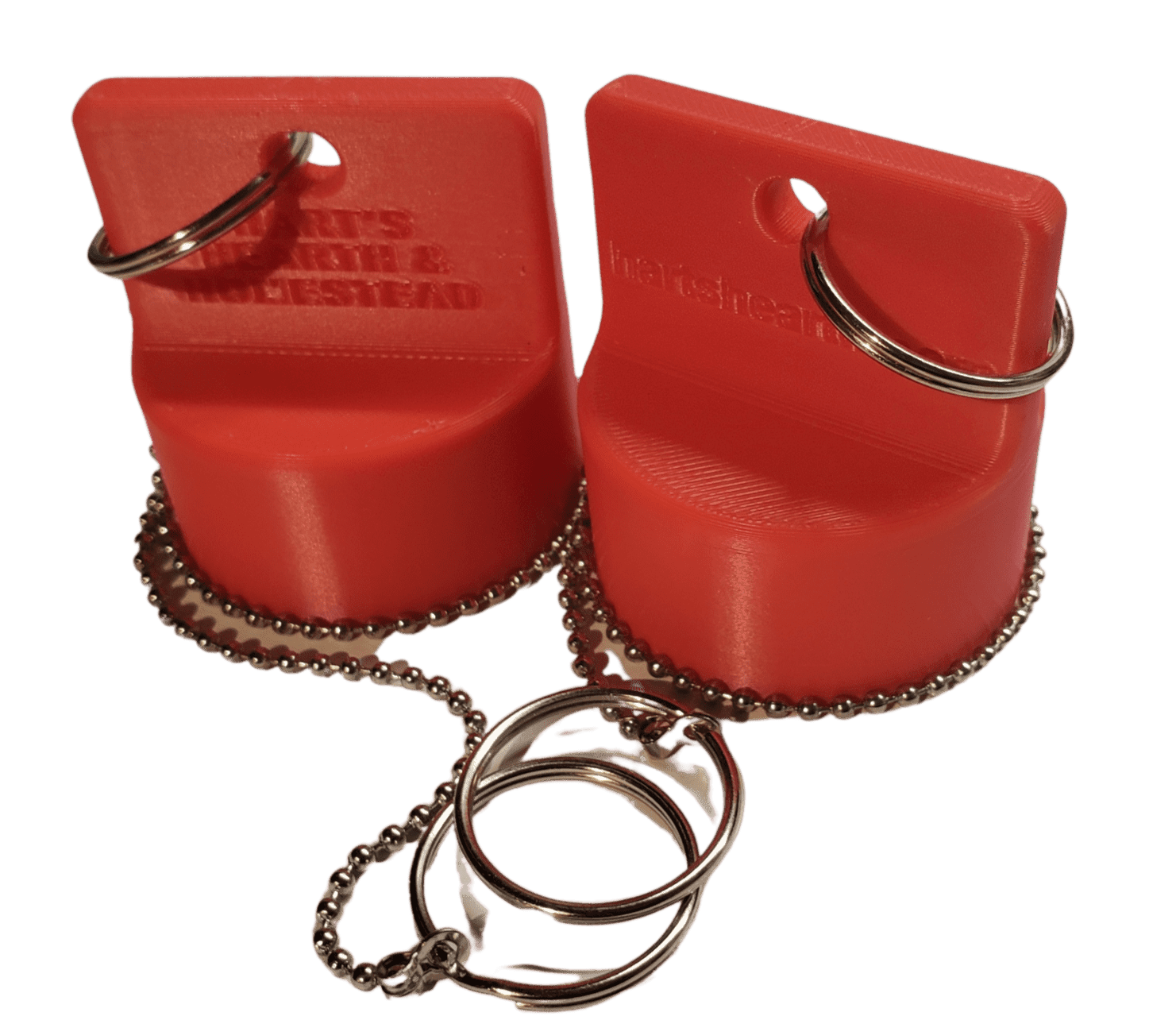 2 Propane OPD Red, Threaded Dust Caps with SS Chain Tether, 2 Year ...