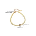 2-Purple Heart Charm Stainless Steel Bracelet, 16+3cm Goldtone ...