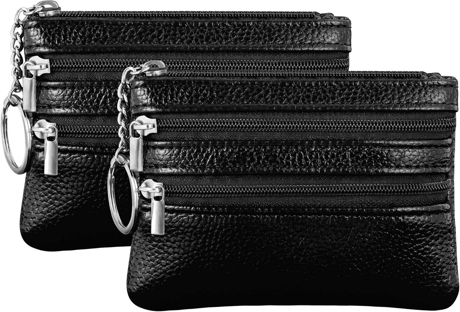 2 Purse Pouch Change Card Holder Small Wallet with for Women and Men ...