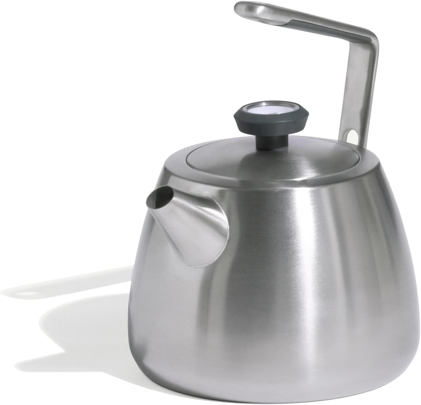 2 QT Kettle - Stainless Steel - With Built-In Temperature Gauge ...