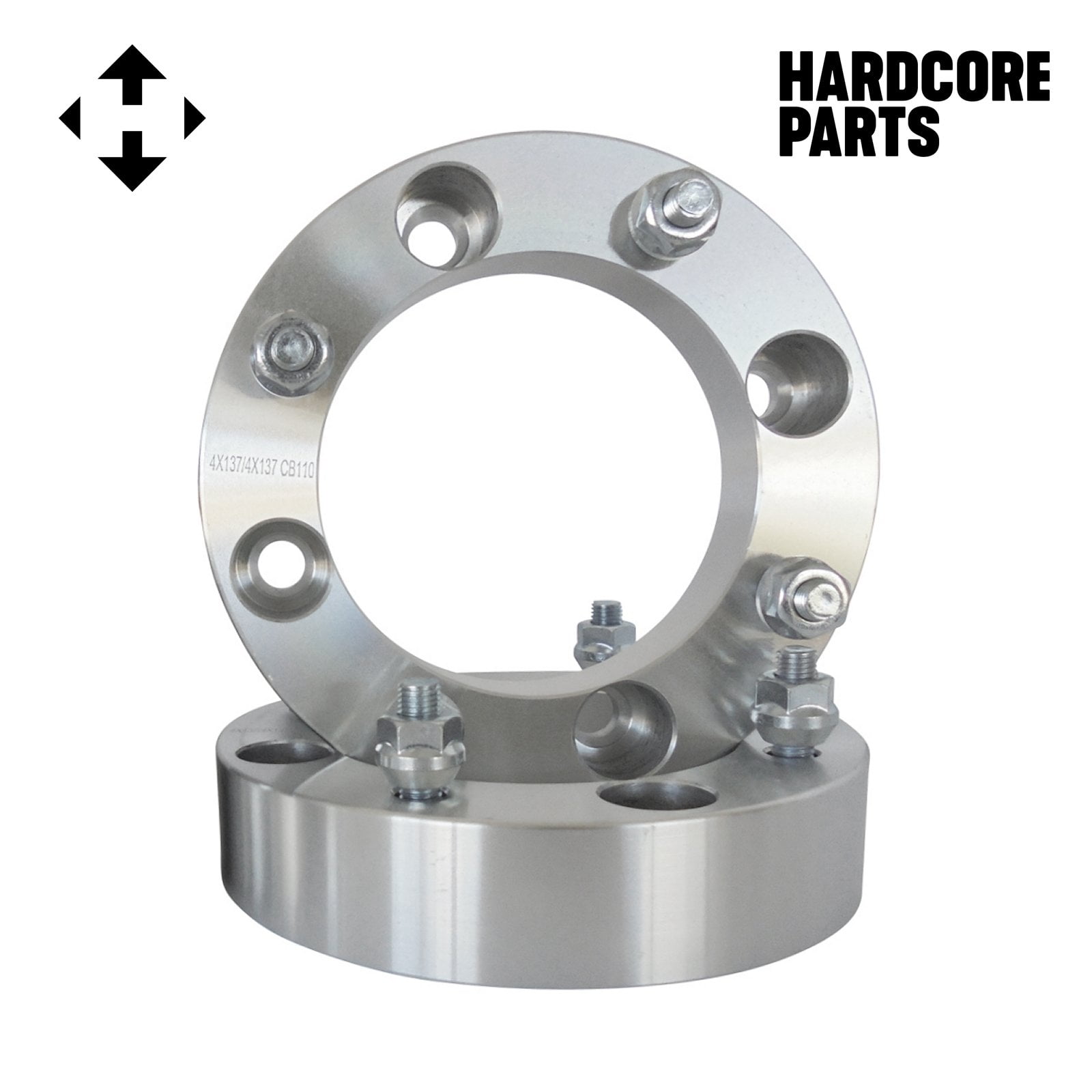 2 QTY ATV Wheel Spacers 1.5" fits all 4x137 bolt patterns - Compatible ...