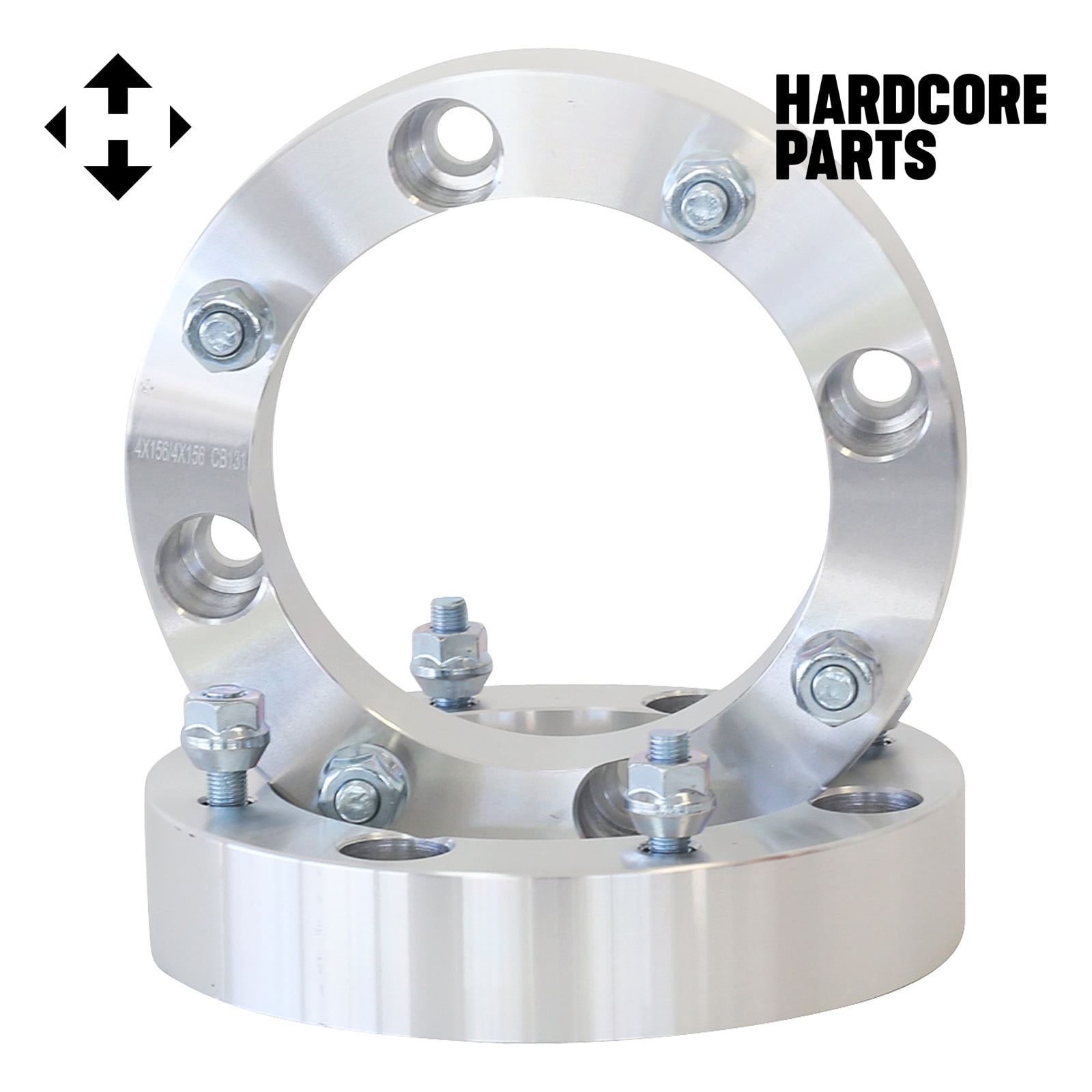 2 QTY ATV Wheel Spacers 1.5" for 4x156 bolt patterns - Compatible with ...