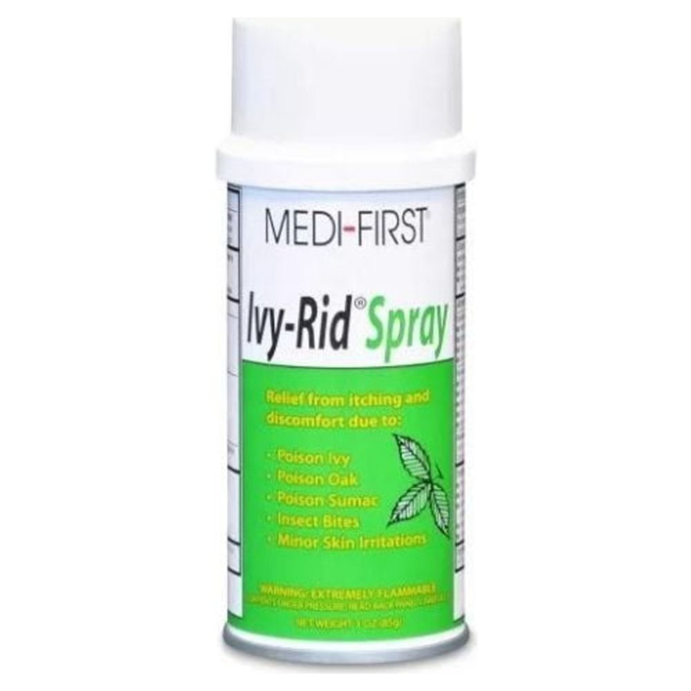 2 Qty Ivy-Rid Spray Can 3 Oz - First Aid Kits - Antiseptic -Medi-First ...
