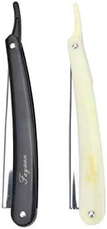 2 Quality Barber Shaving Straight Edge Razor Hair/Beard Folding Knives ...