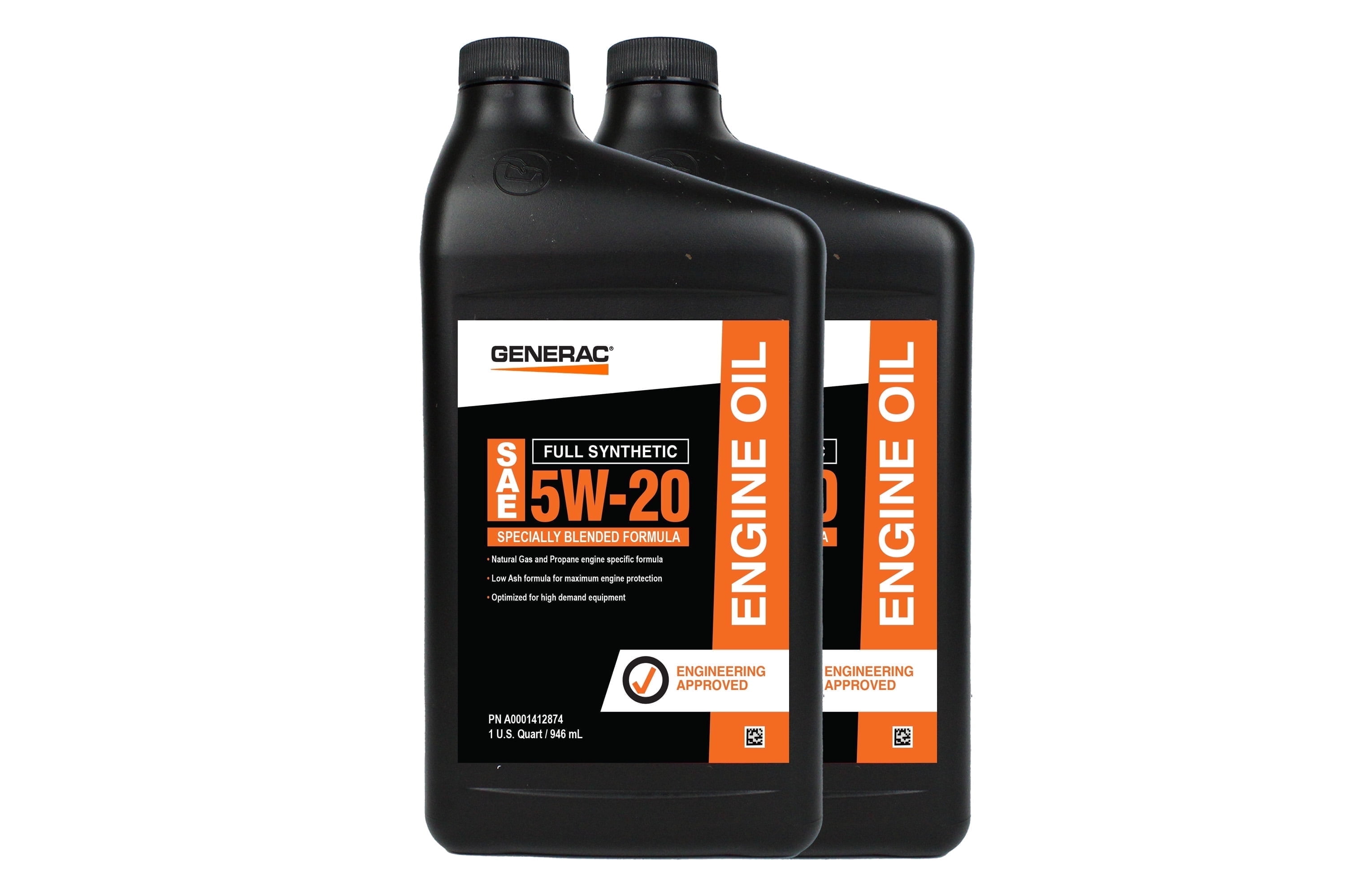 Generac Full Synthetic 2 Quart 5-20w Full Synthetic Motor Oil ...