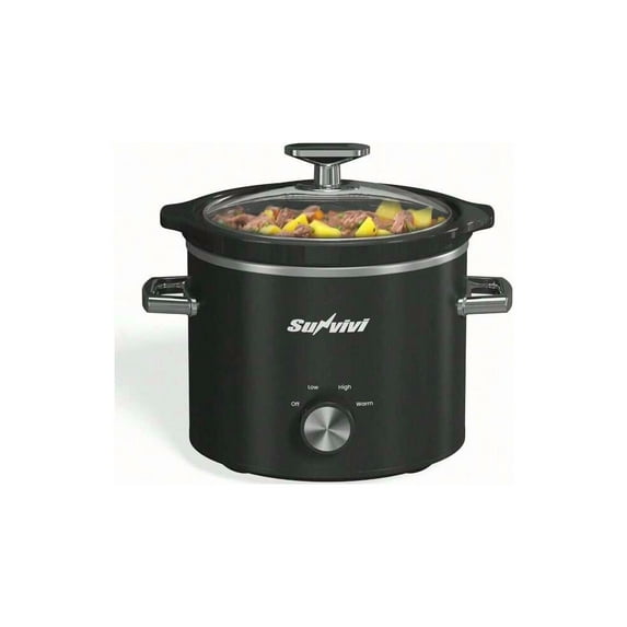 2 Quart Slow Cooker, Small Slow Cooker With Removable Ceramic Pot, Slow ...