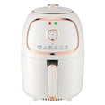 2 Quart Small Electric Air Fryer with Timer and Temp Control - White ...