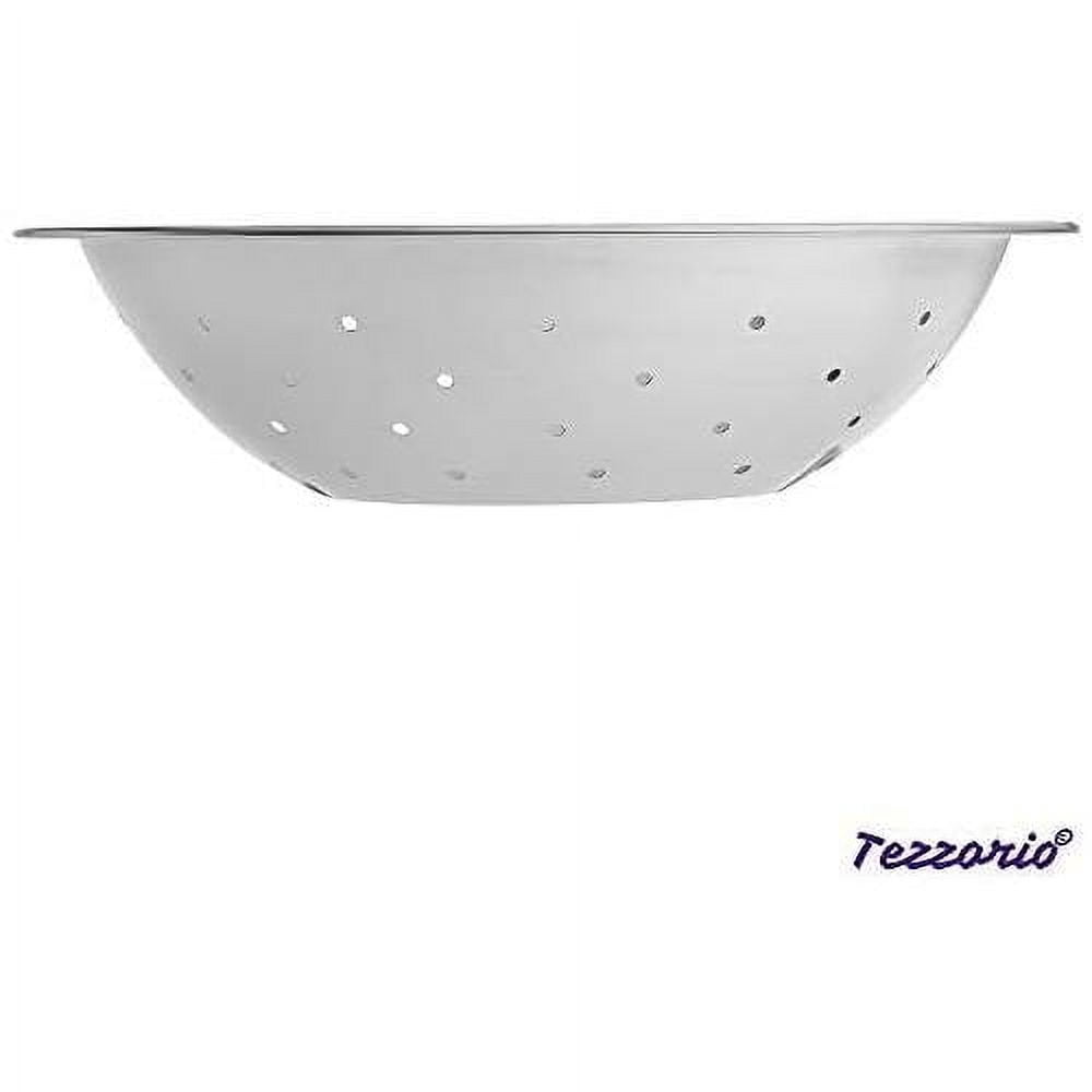 2 Quart Stainless Steel Fruit Vegetable Washing Colander, Perforated ...