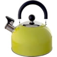 2 Quart Stainless Steel Whistling Tea Kettle The Stovetop And Water ...