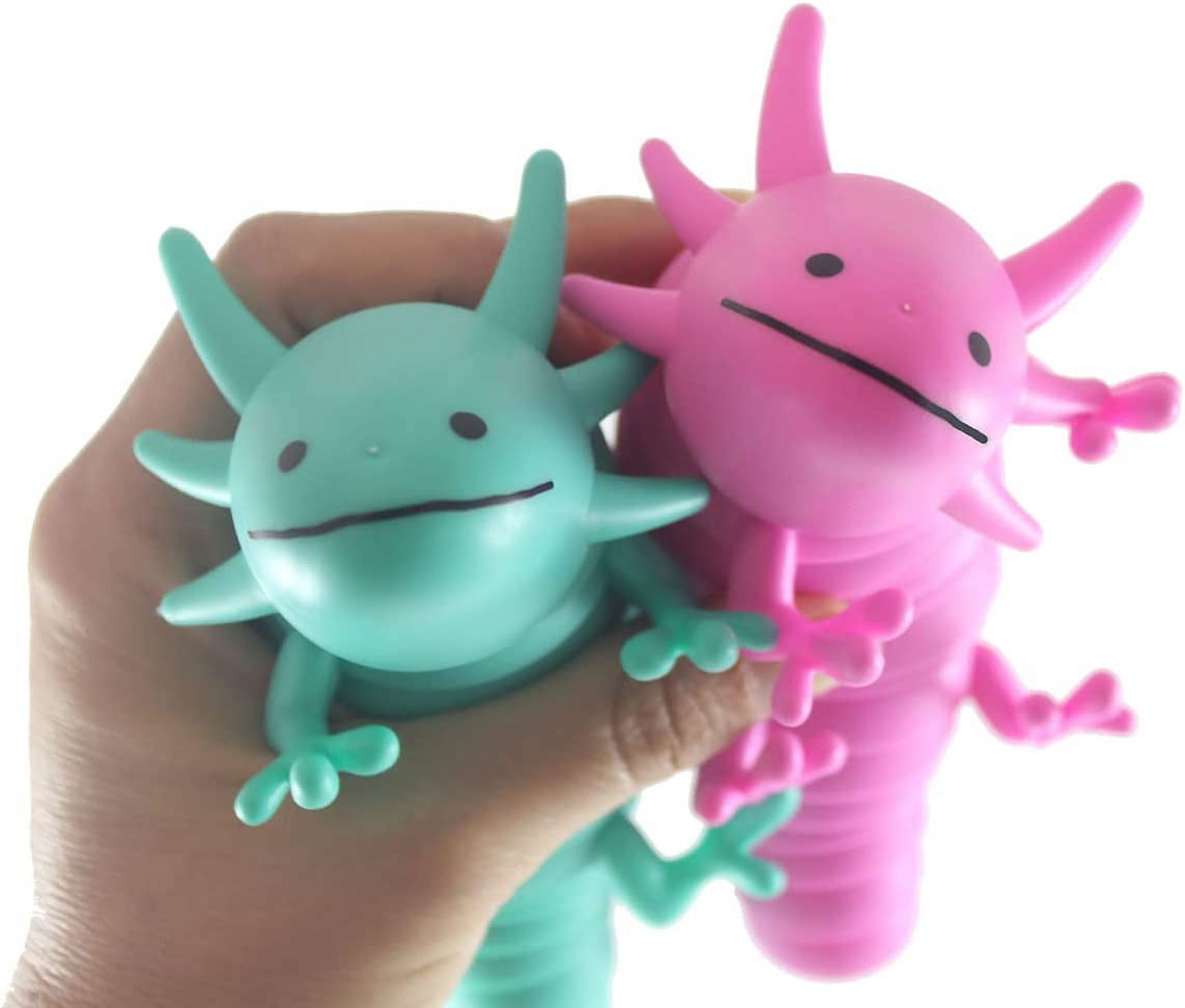 2 RANDOM Axolotl Fidget - Large Articulated Jointed Toy - Unique Gift ...