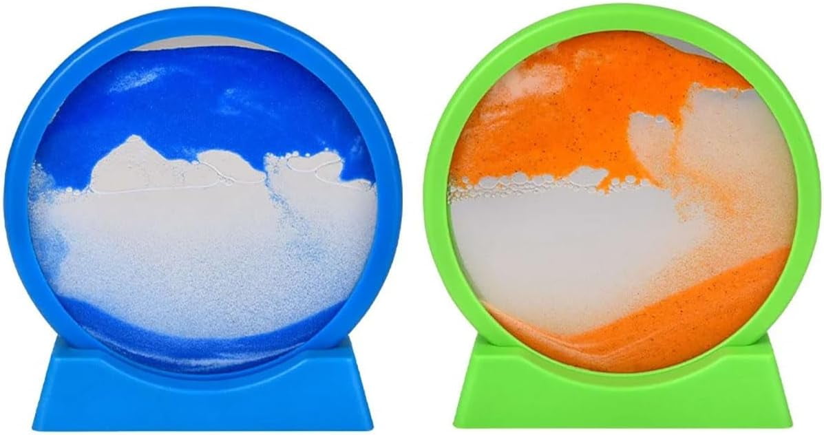 2 RANDOM Color Sand Landscapes - Moving Sand Art Picture - Soothing ...