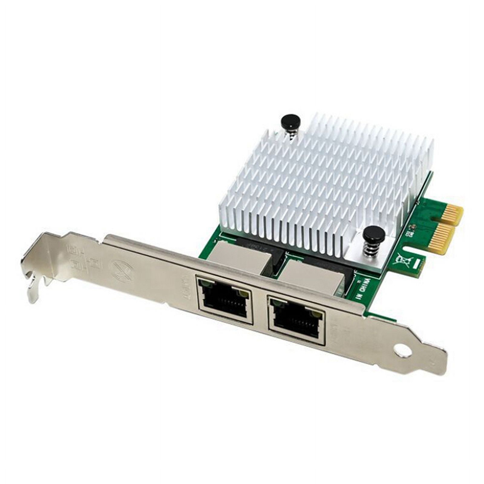 2 RJ45 Port PCIe X1 Dual Gigabit Realtek 8111F+ ASM1082E Chipset Filter ...