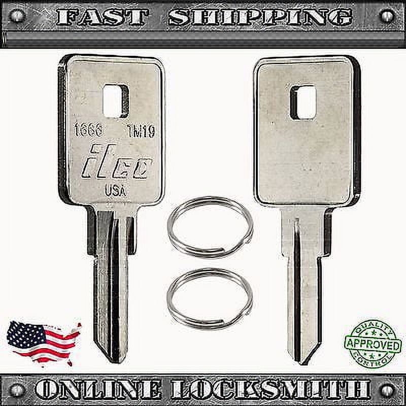 2 RV Keys - Trimark TM19 / 1666 / TRM-16D - Recreational Vehicle Keys ...
