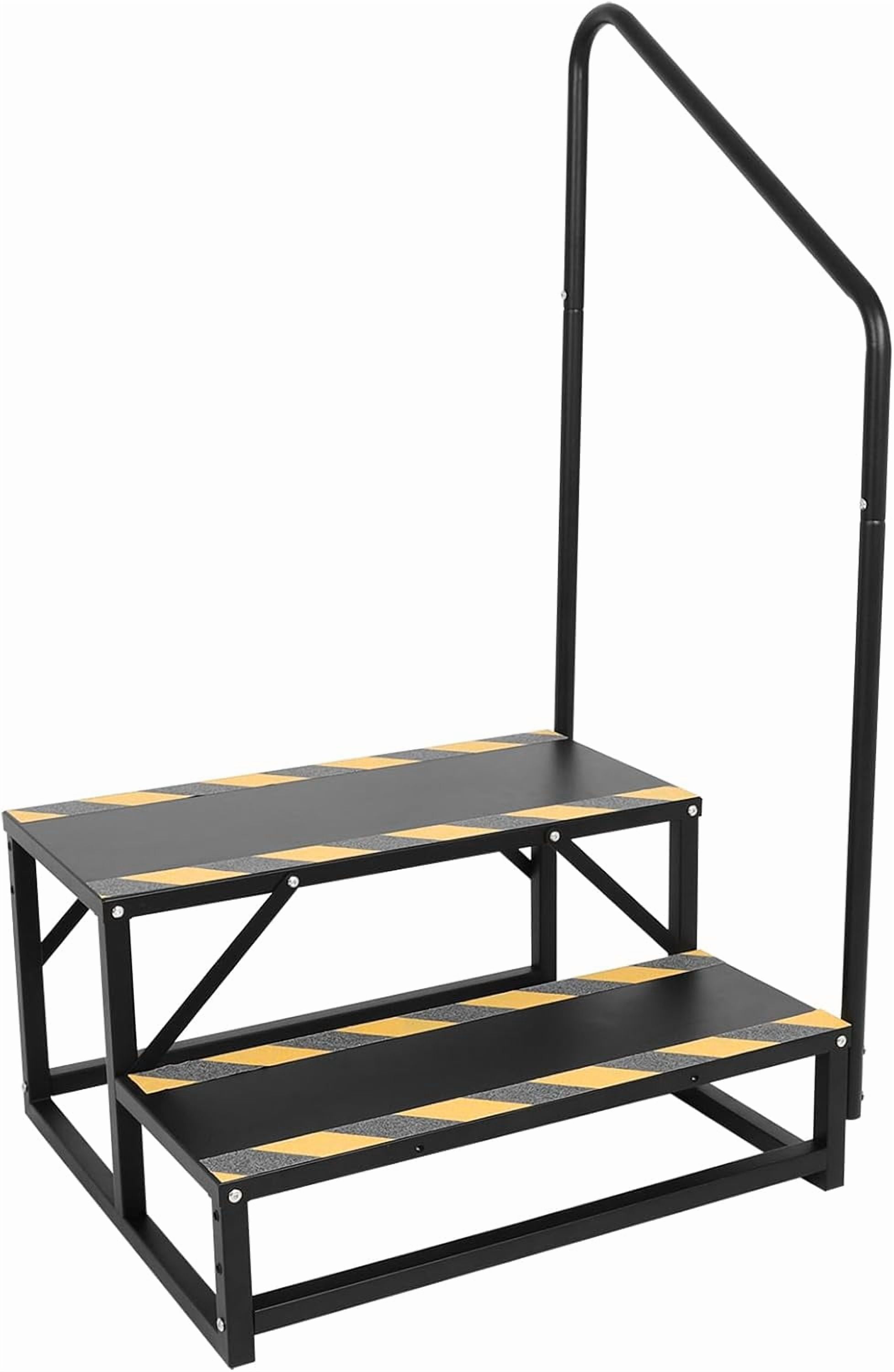 2 RV Step Stairs,Hot Tub Steps with Handrail,Portable Step Ladder for ...