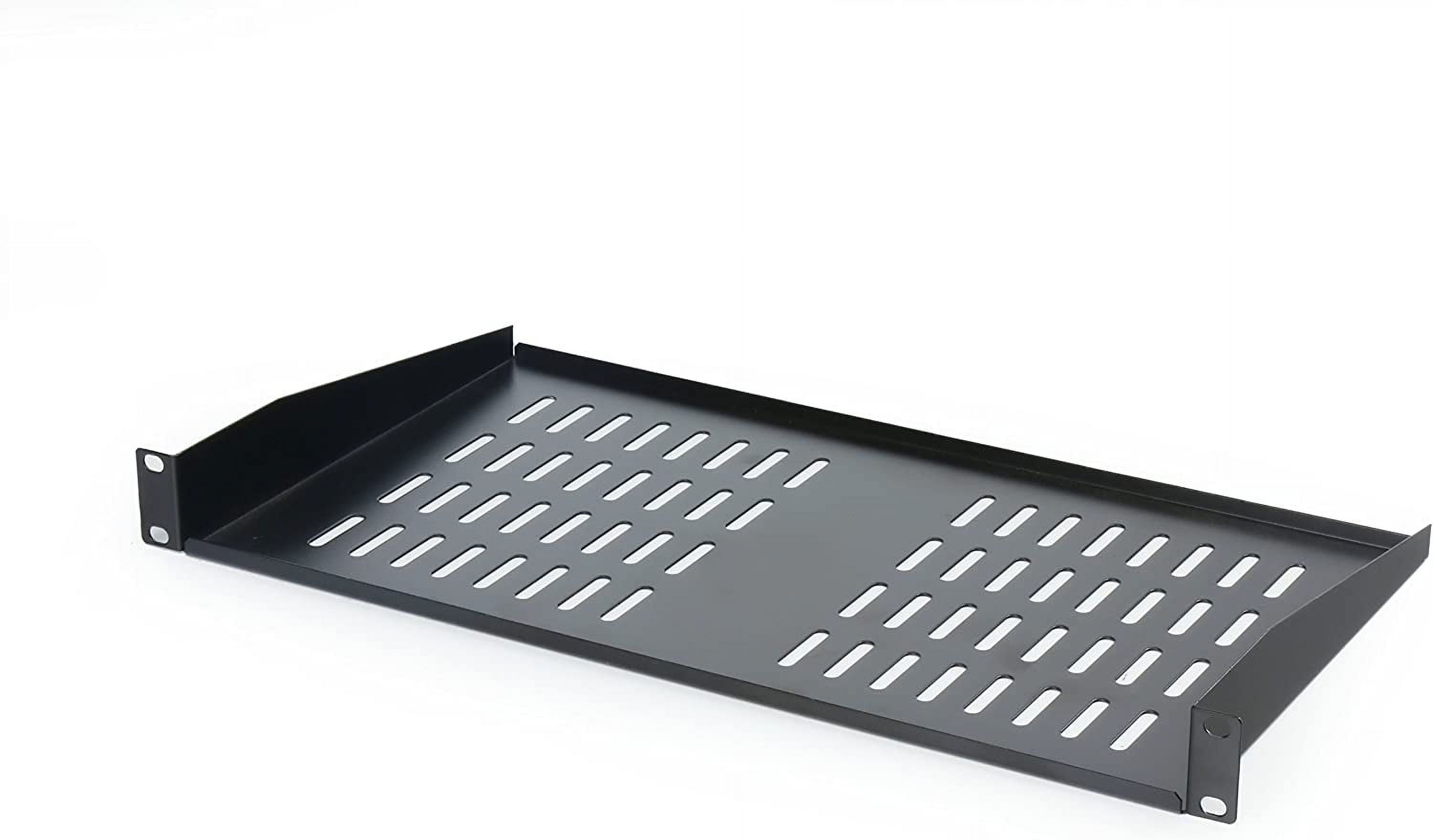 2 Rack Shelves-Universal Cantilever Vented 1U Rack Tray for 19 Server ...