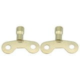 2 Radiator Plumbing Bleed Bleeding Key Keys Solid Iron For Venting Air ...