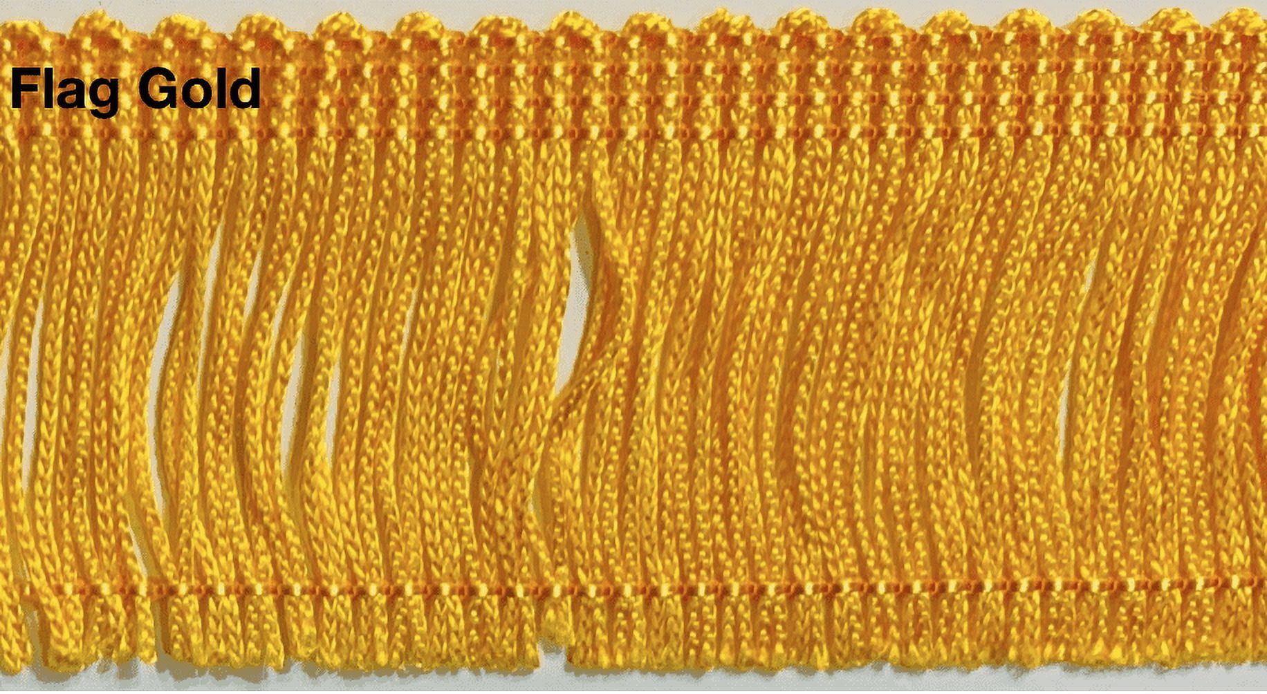 2" Rayon Chainette Fringe - 12 Continuous Yards - Many Color Options ...