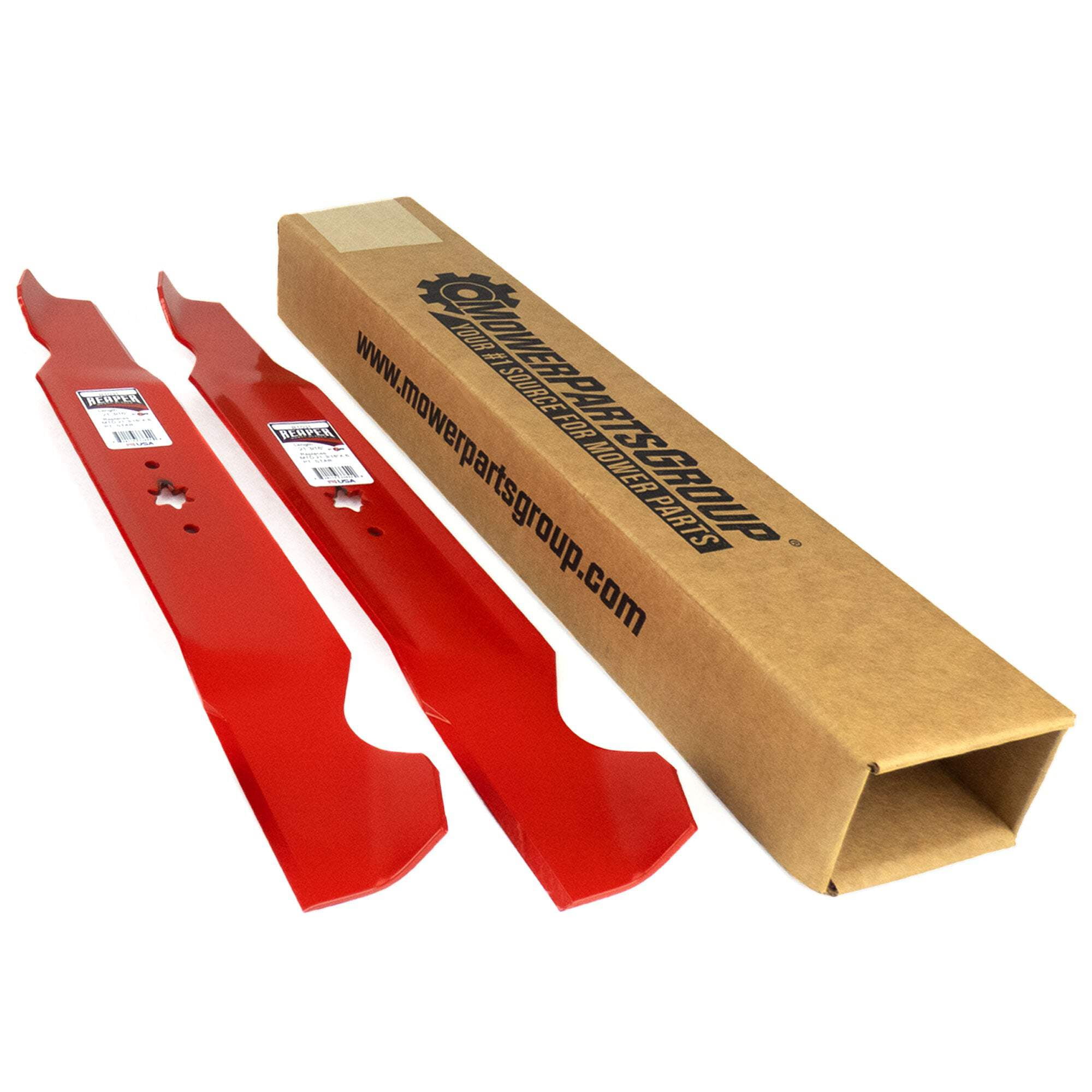 (2) Reaper Blades Fits Cub Cadet 42" 942-0616A 942-0616 742-0616A 742 ...