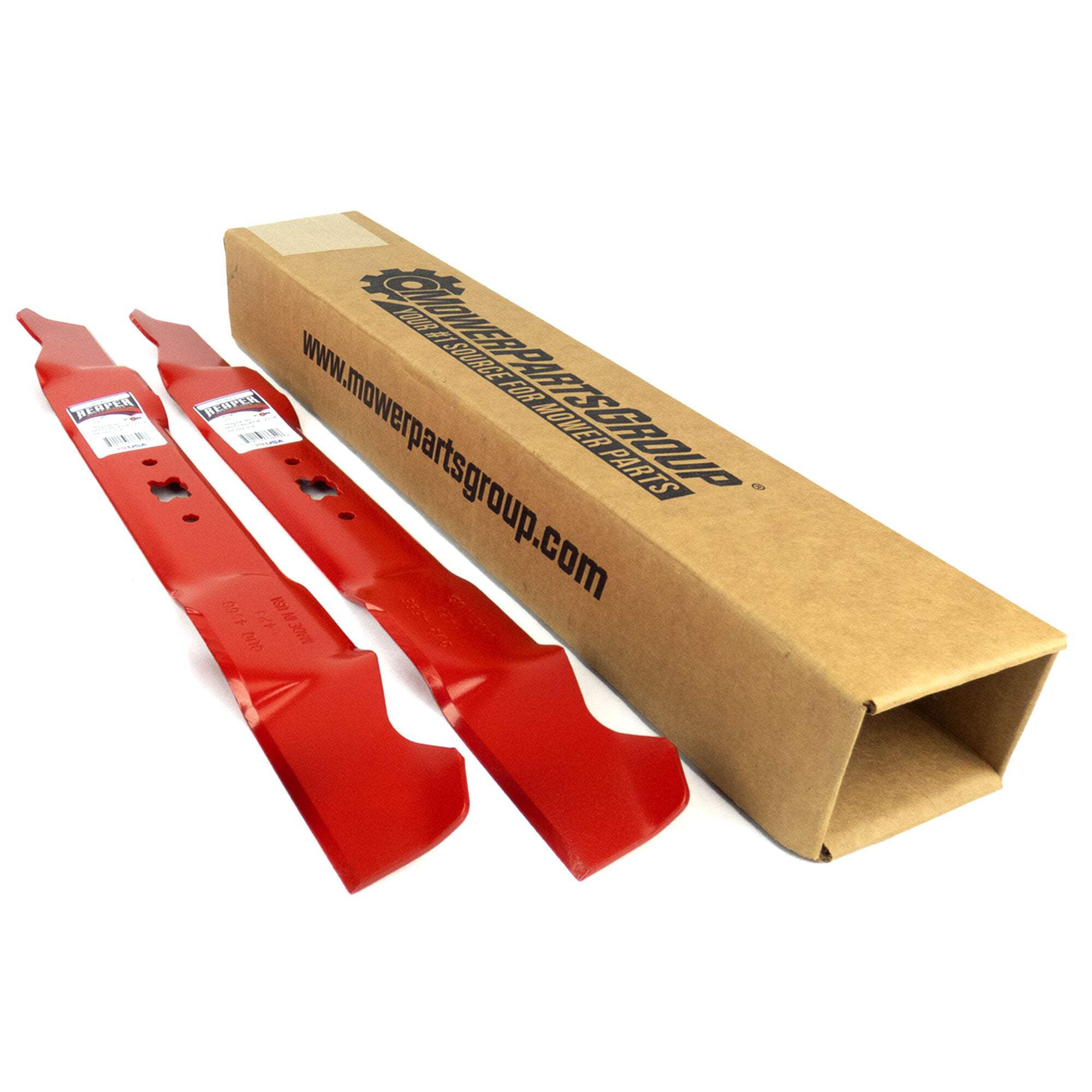 (2) Reaper Blades Fits MTD Cub Cadet Troy-Bilt 21" 742-04100 742-0741 ...