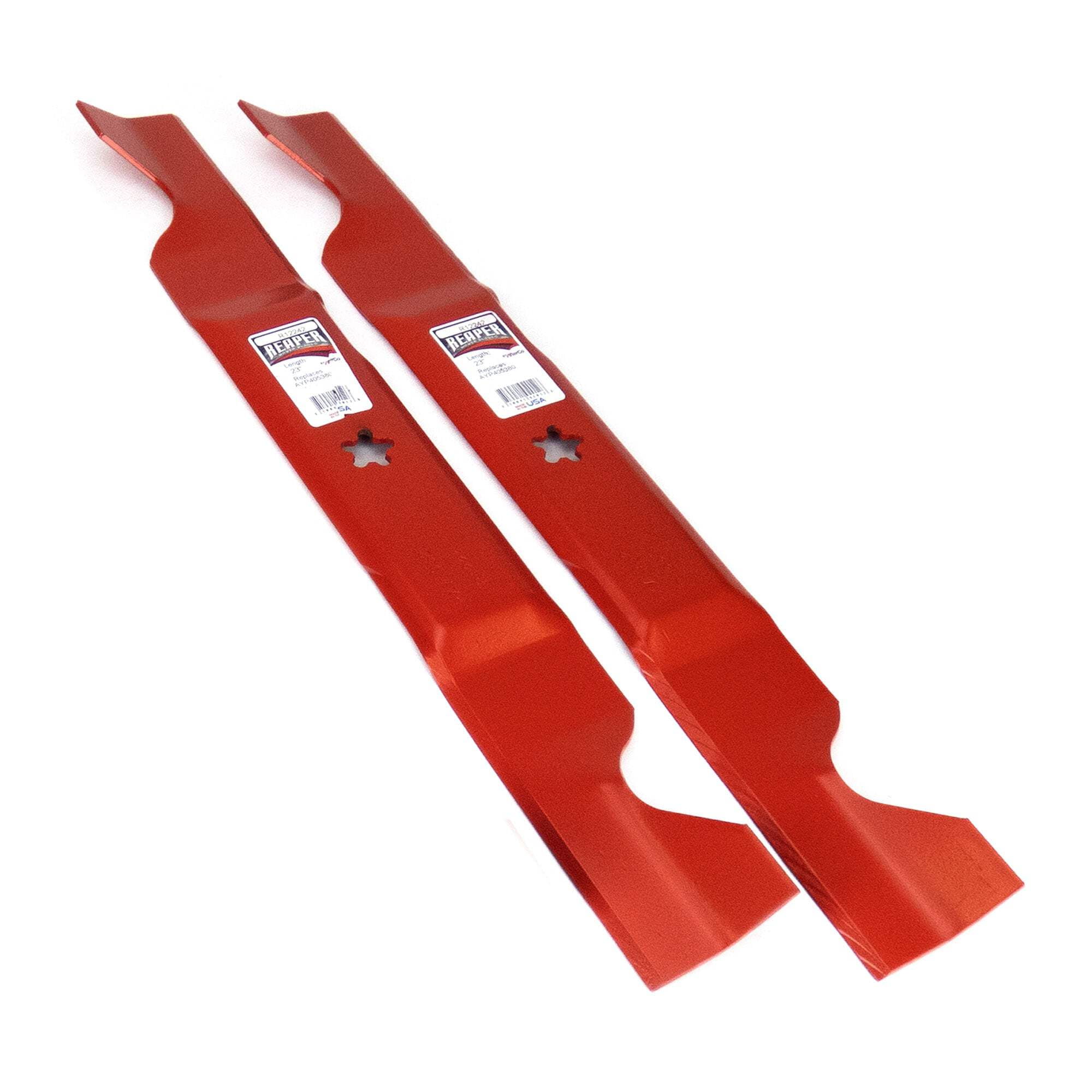 "Ariens Craftsman Husqvarna Riding Mower Lawn Reaper Blades, 46"", 2 ...