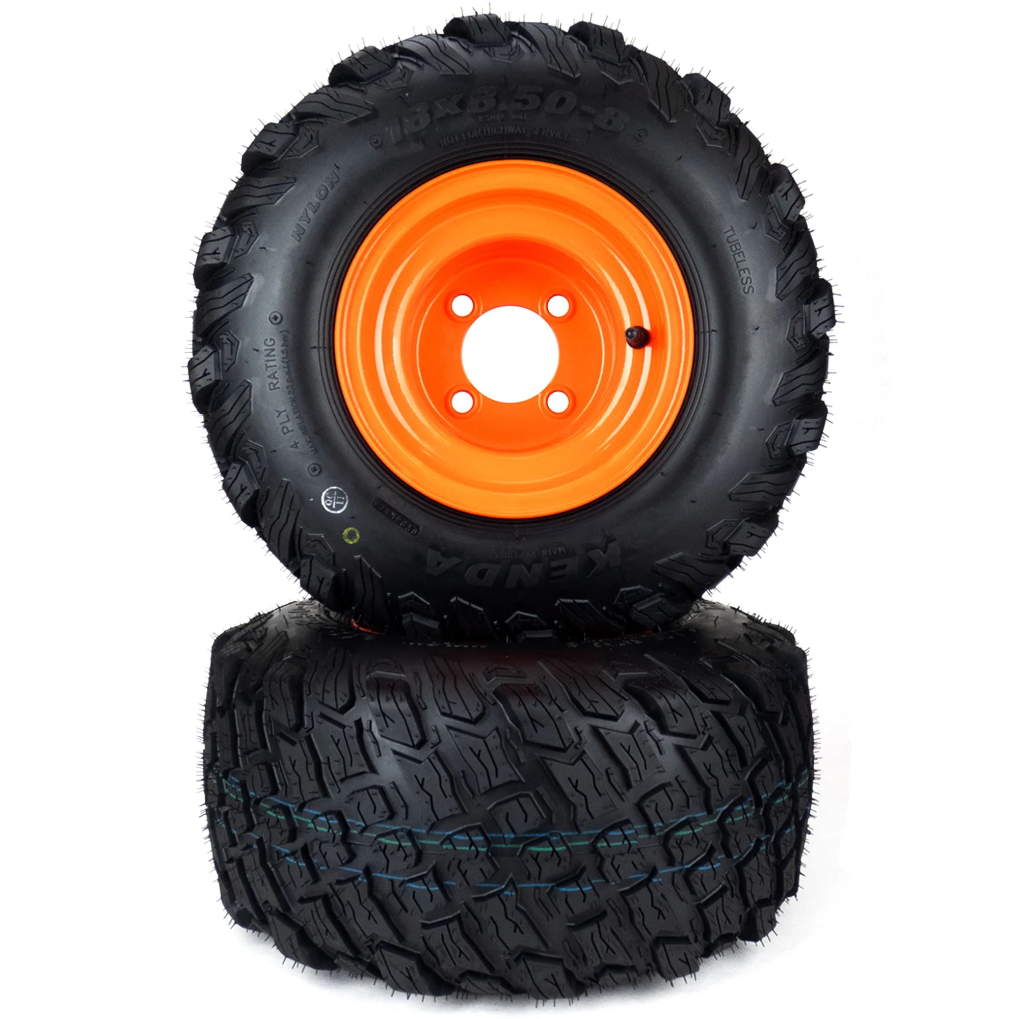 (2) Reaper Turf Tire Assemblies 18x8.50-8 Fits Bad Boy MZ 42 022-2050 ...