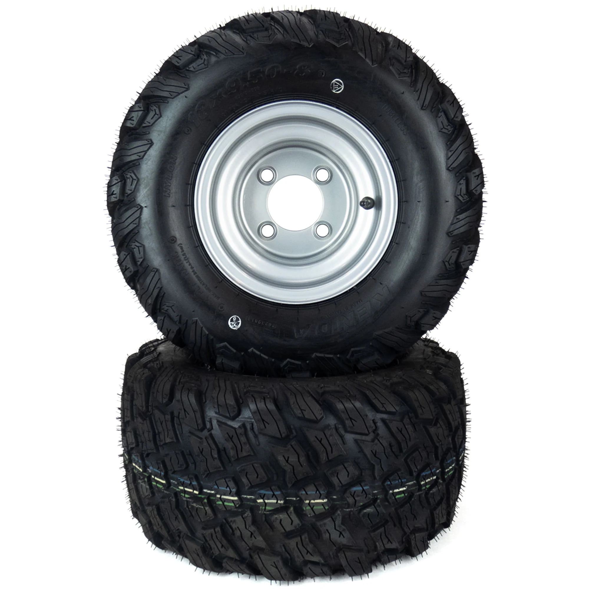 (2) Reaper Turf Tire Assemblies 18x9.50-8 Fits Hustler Fastrak & Sport ...