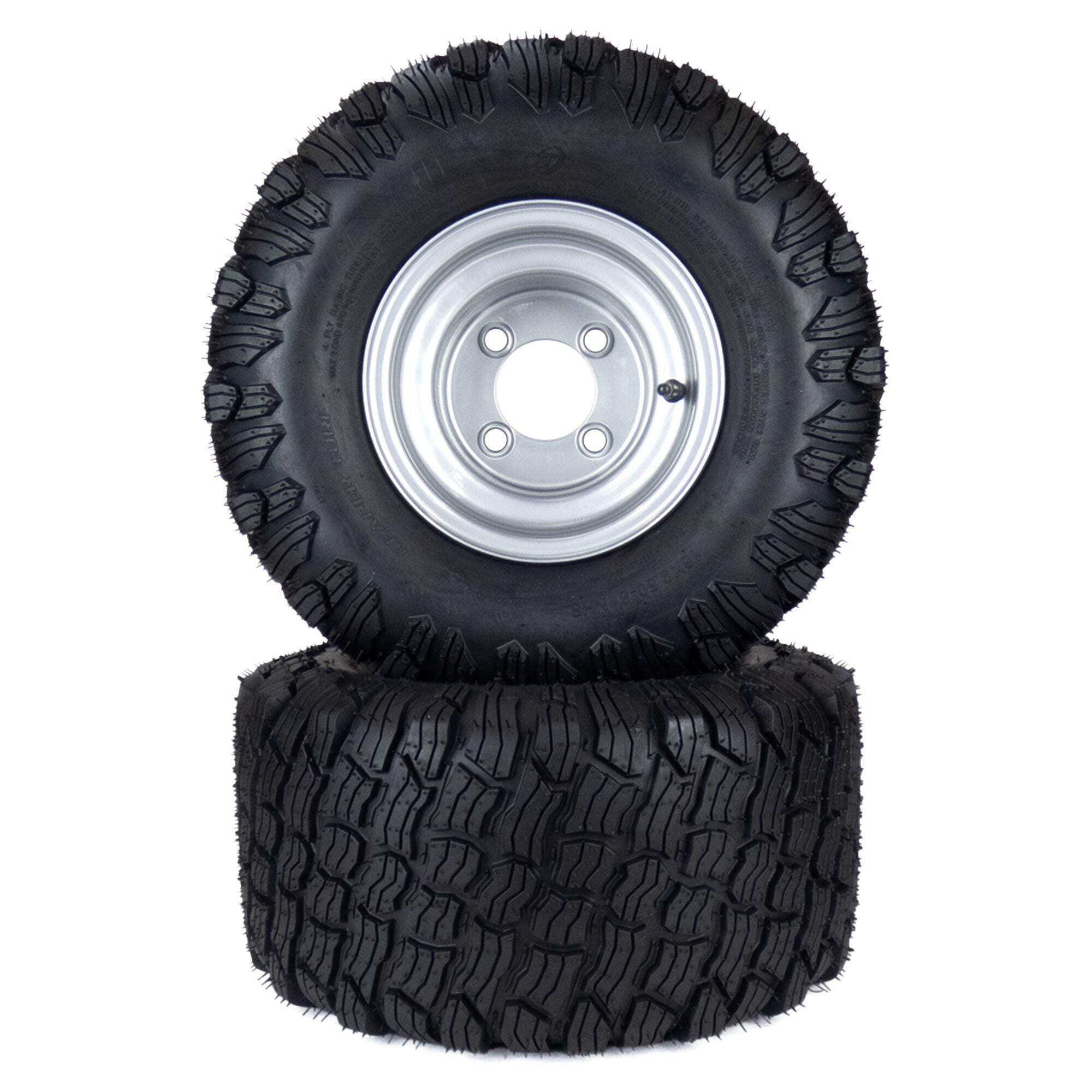 (2) Reaper Turf Tire Assemblies 18x9.50-8 Fits Hustler Fastrak & Sport ...