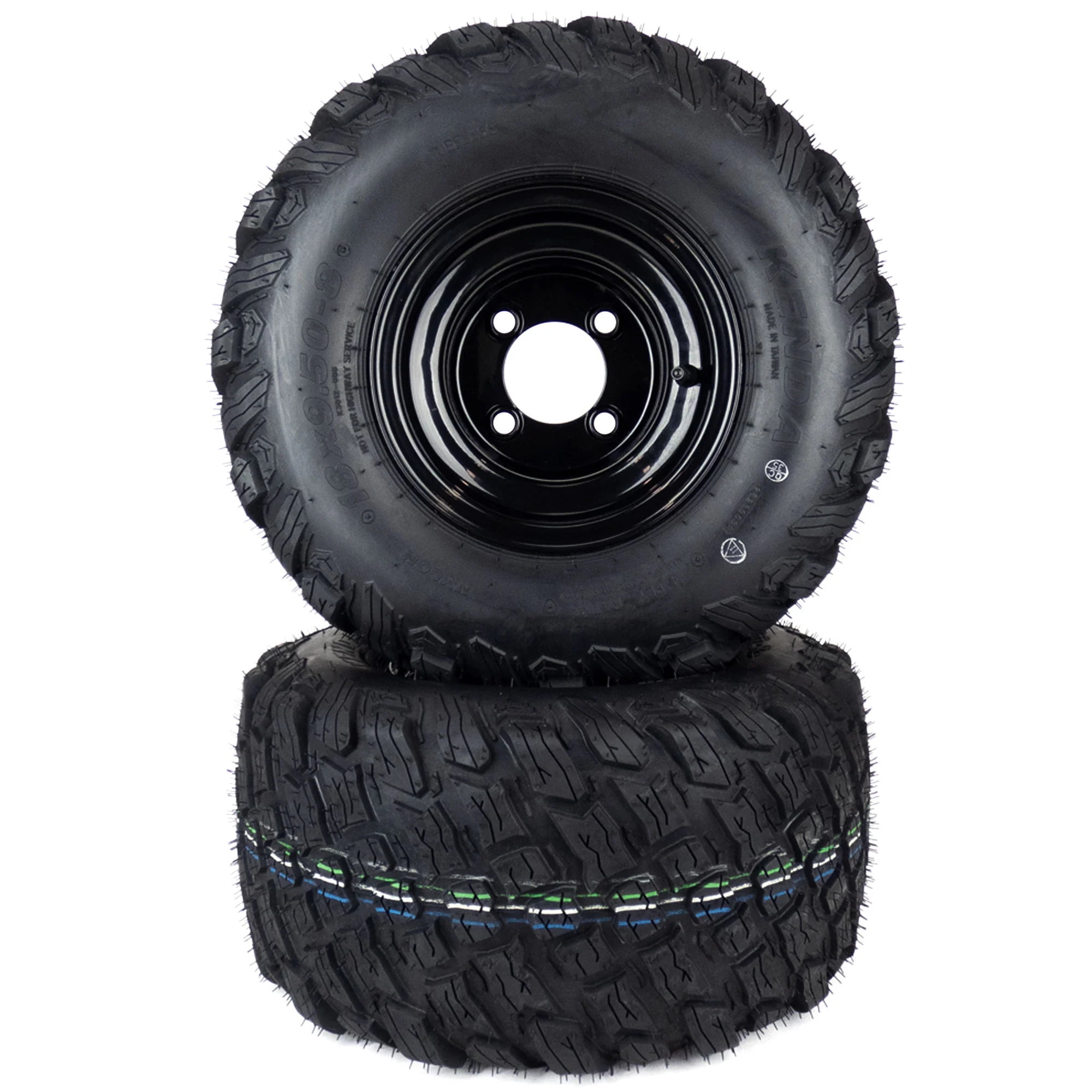 (2) Reaper Turf Tire Assemblies 18x9.50-8 Fits Toro Timecutter 50" 139 ...