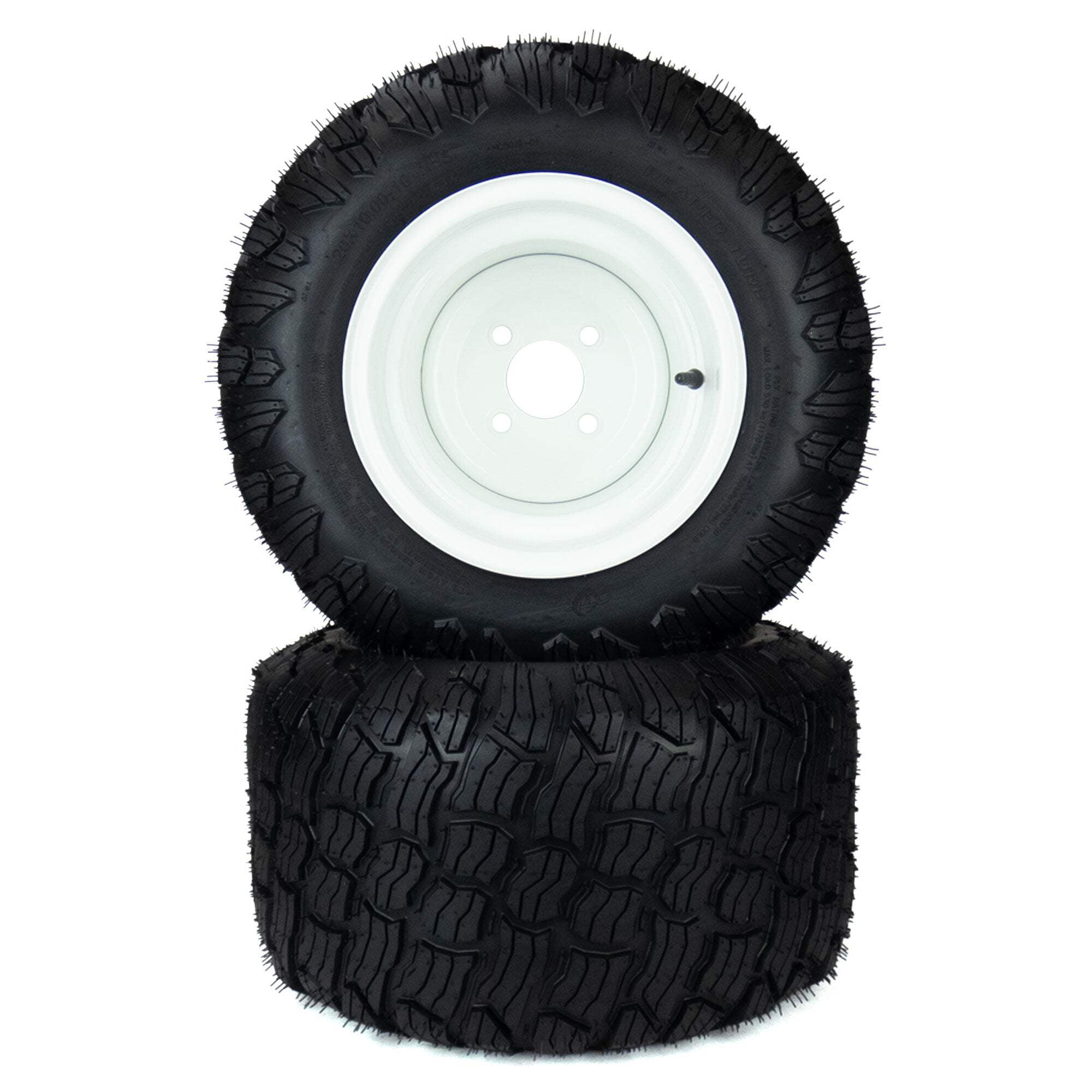 (2) Reaper Turf Tire Assemblies 20x10.00-10 Country Clipper Boulevard ...