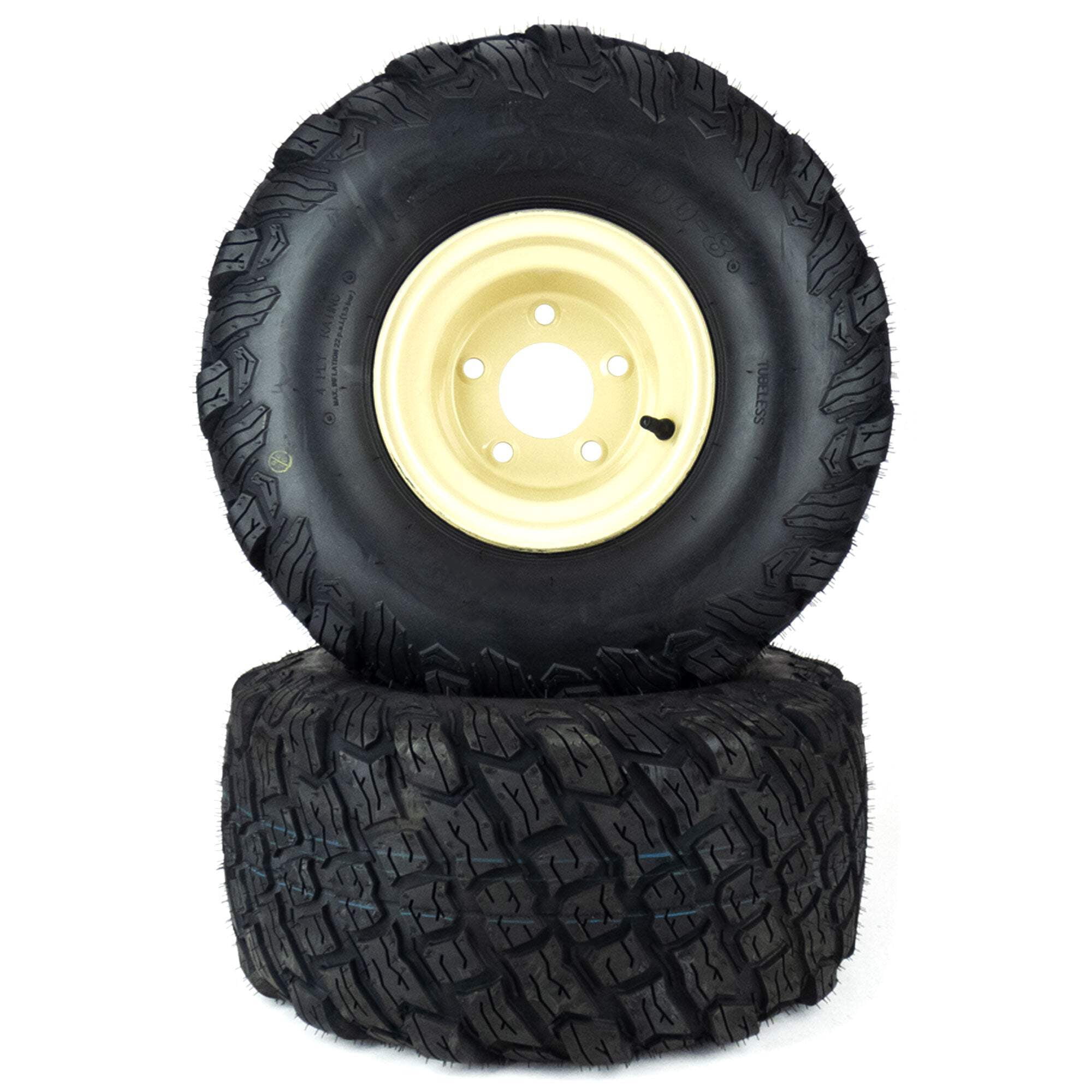 (2) Reaper Turf Tire Assemblies 20x10.00-8 Fits Grasshopper 618 Series ...