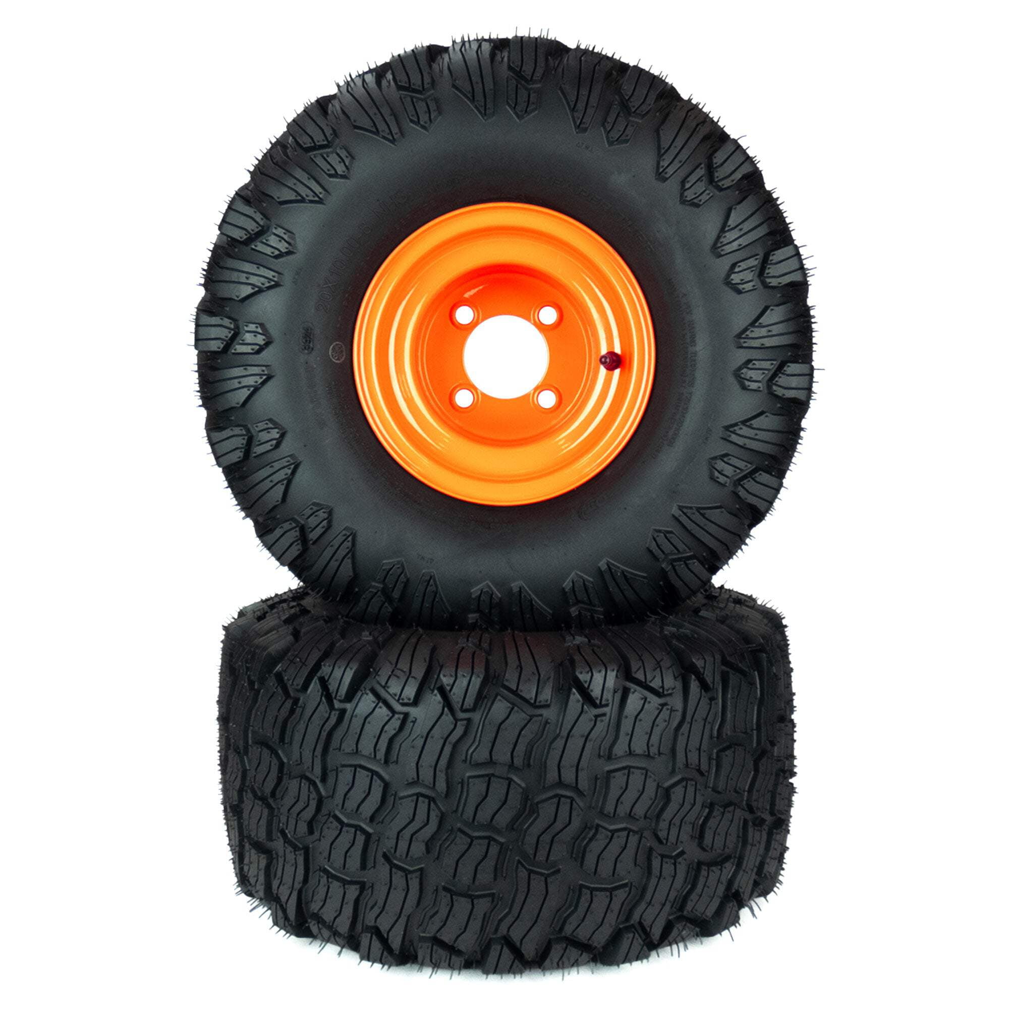 (2) Reaper Turf Tire Assemblies 20x10.00-8 Scag Freedom Z 48" 52 ...