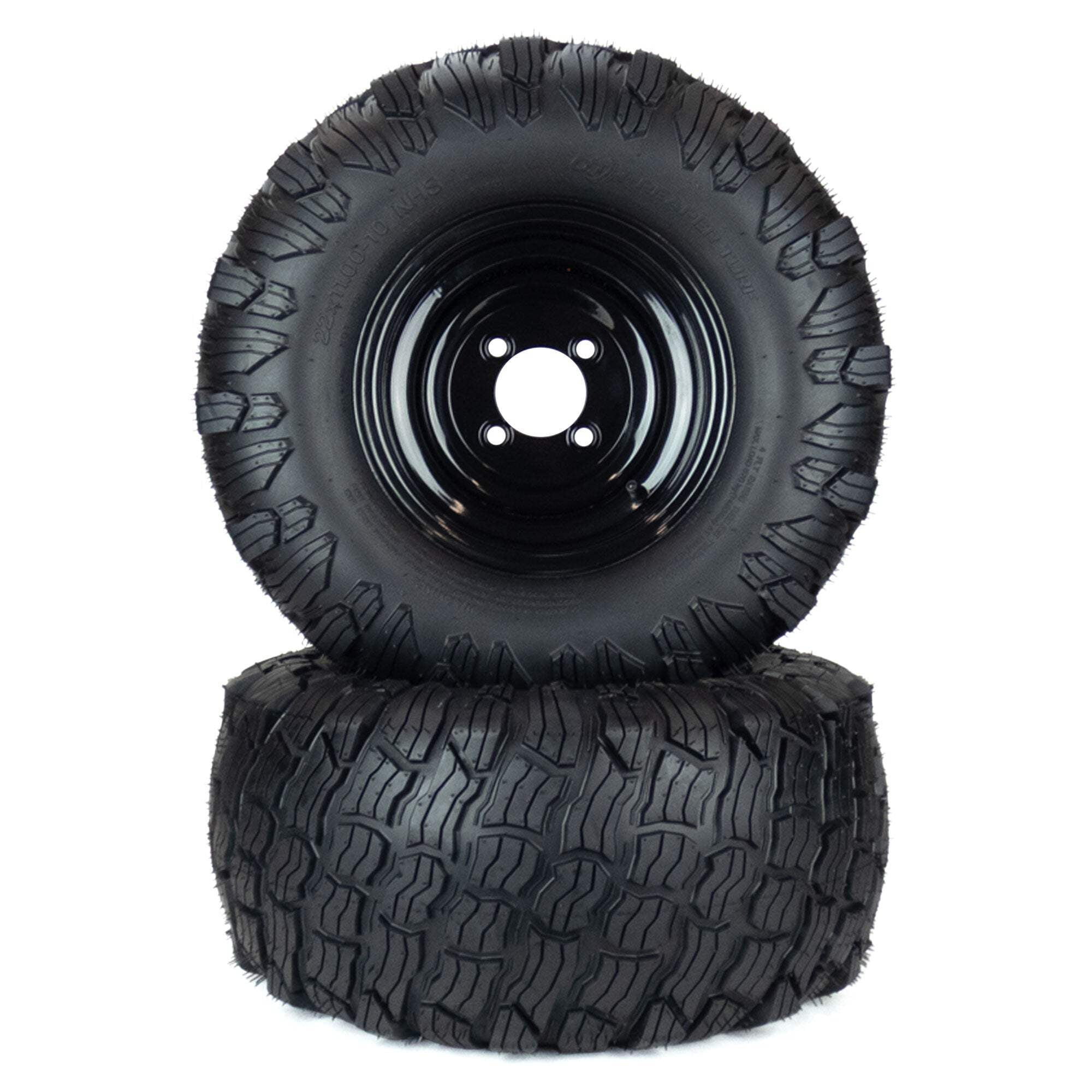 (2) Reaper Turf Tire Assemblies 22x11.00-10 Bad Boy ZT Elite Models 022 ...