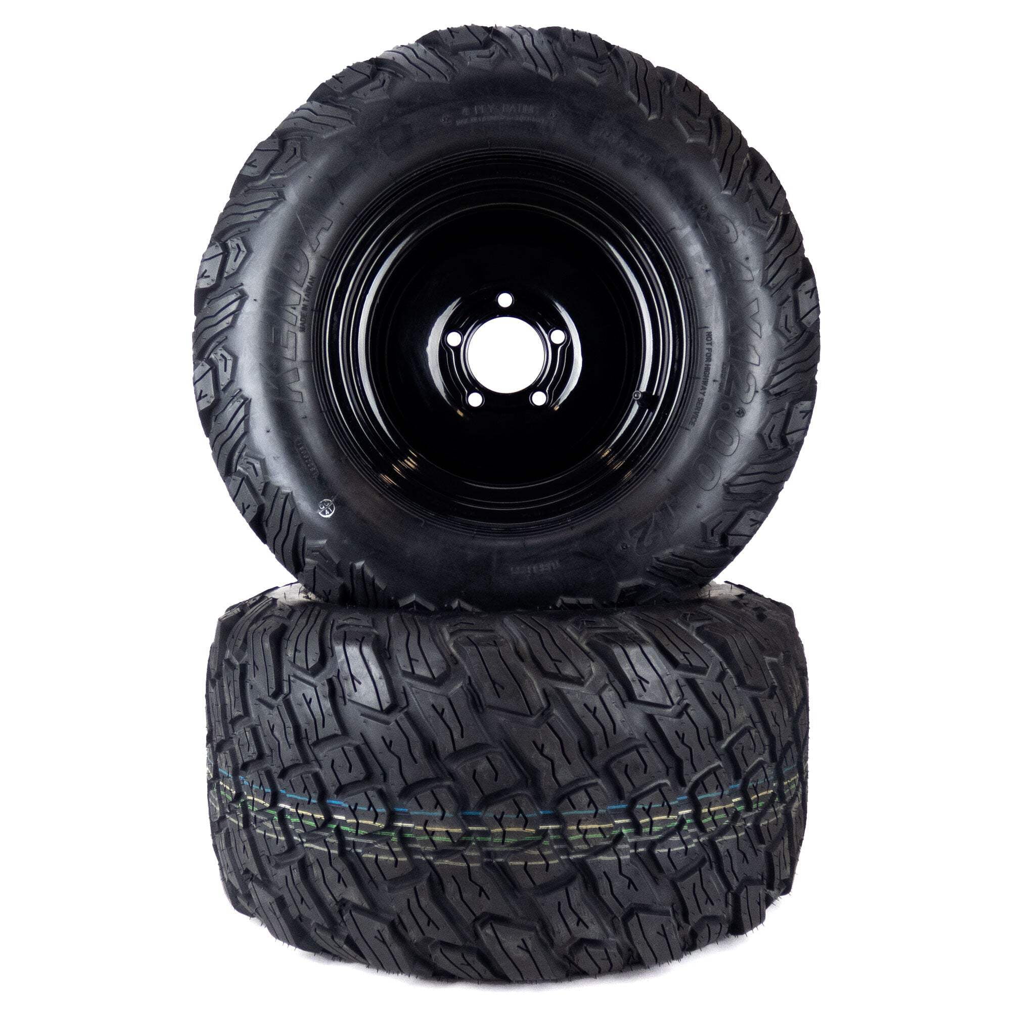 (2) Reaper Turf Tire Assemblies 24x12.00-12 Fits Bad Boy Outlaw 54" 022 ...