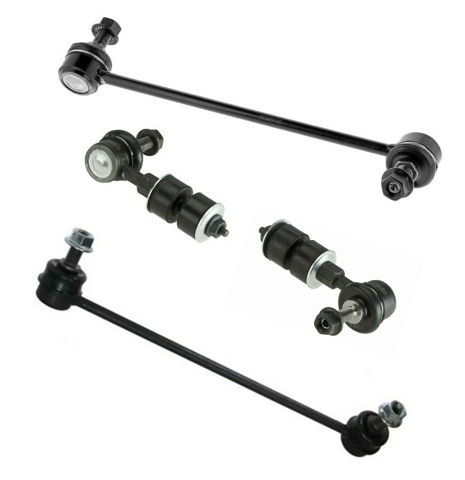 2 Rear Sway Bars + 2 Front Sway Bar Link Suspension Stabilizer Set Fits ...