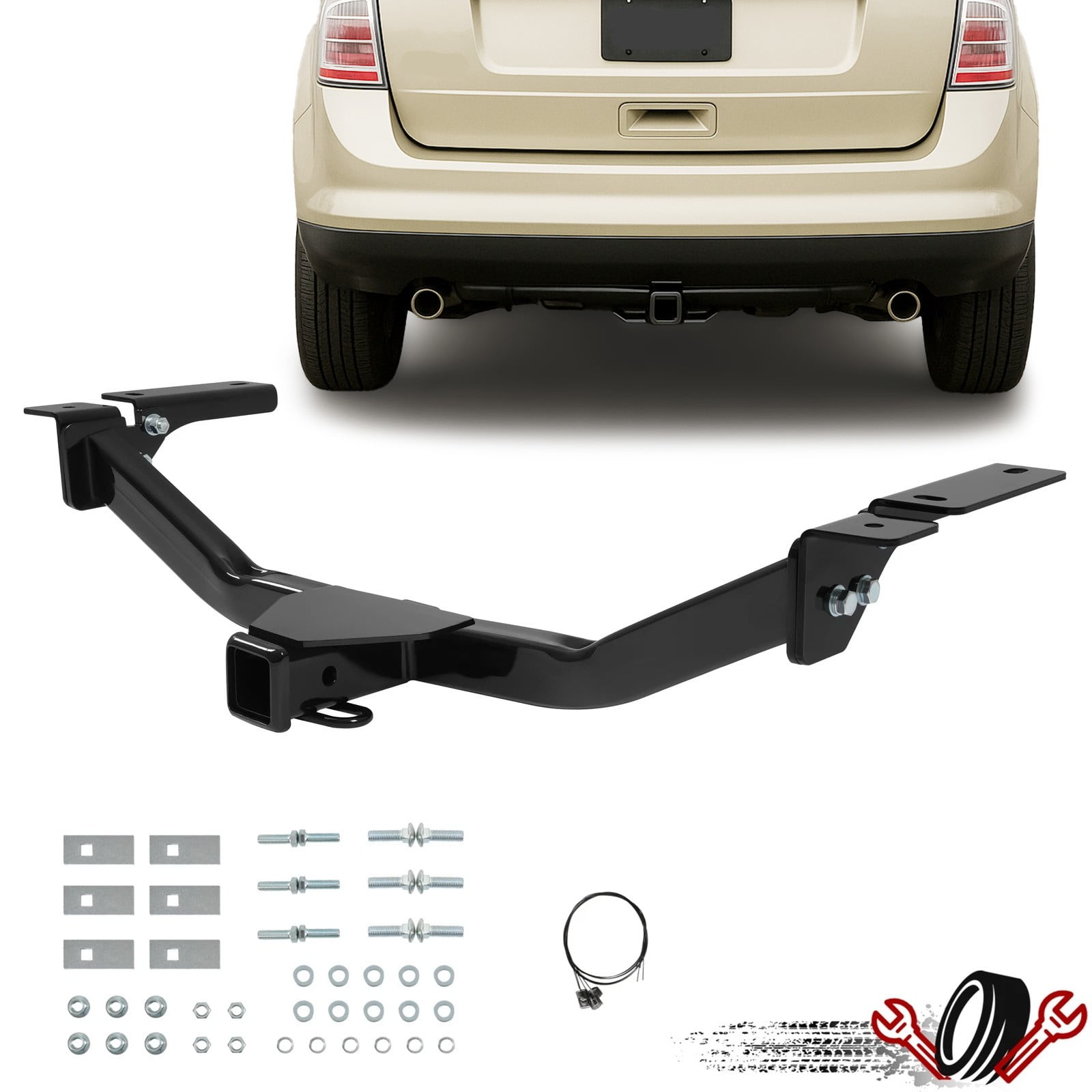 2" Receiver Class 3 Trailer Hitch Towing For Ford Edge 07-14/Lincoln ...