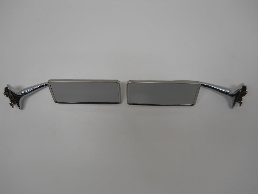 (2) Rectangular Side Door Exterior Mirrors / 5" by 2.5" Mirror Head ...