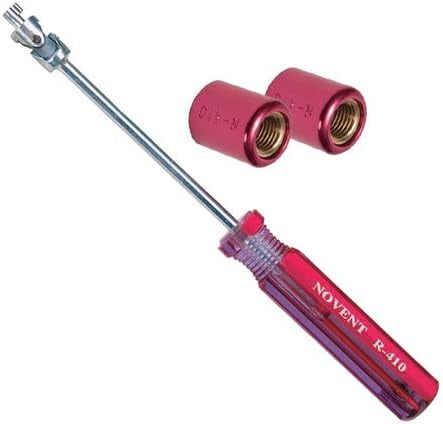 (2) Rectorseal 1/4" Pink Novent Locking Caps / R410A with R410A ...