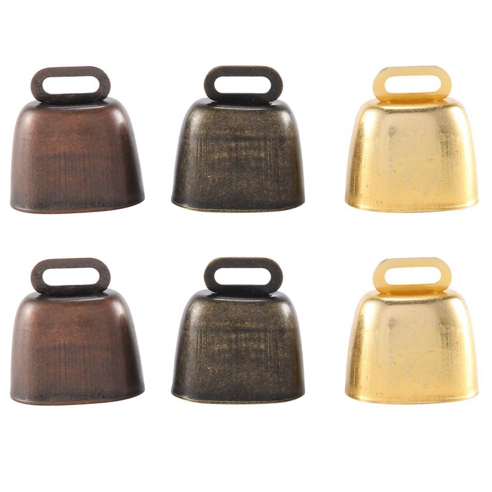 2 * Red Bronze Cow Bell 2 * Green Bronze Cow Bell 2 * Gold Cow Bell-as ...