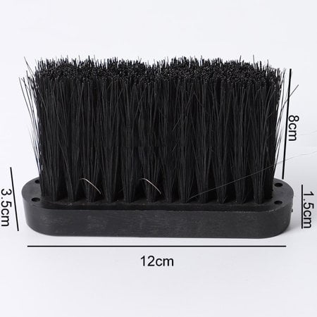 2 X Replacement Round Companion Set Hearth Fireplace Brush Head Refills ...