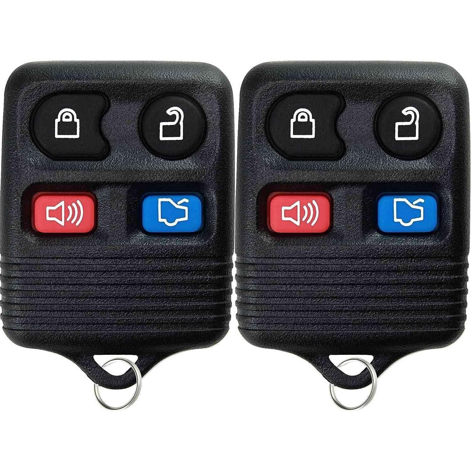 2 Replacement Keyless Entry Remote Control Key Fob Clicker Transmitter ...
