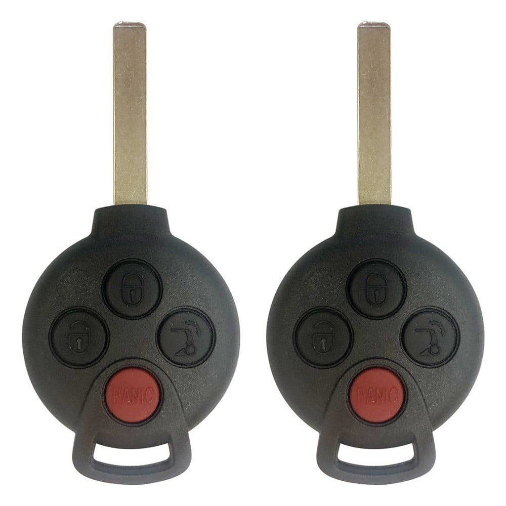 2 Replacement for Smart 2008-2015 ForTwo Remote Car Key Fob KR55WK45144 ...