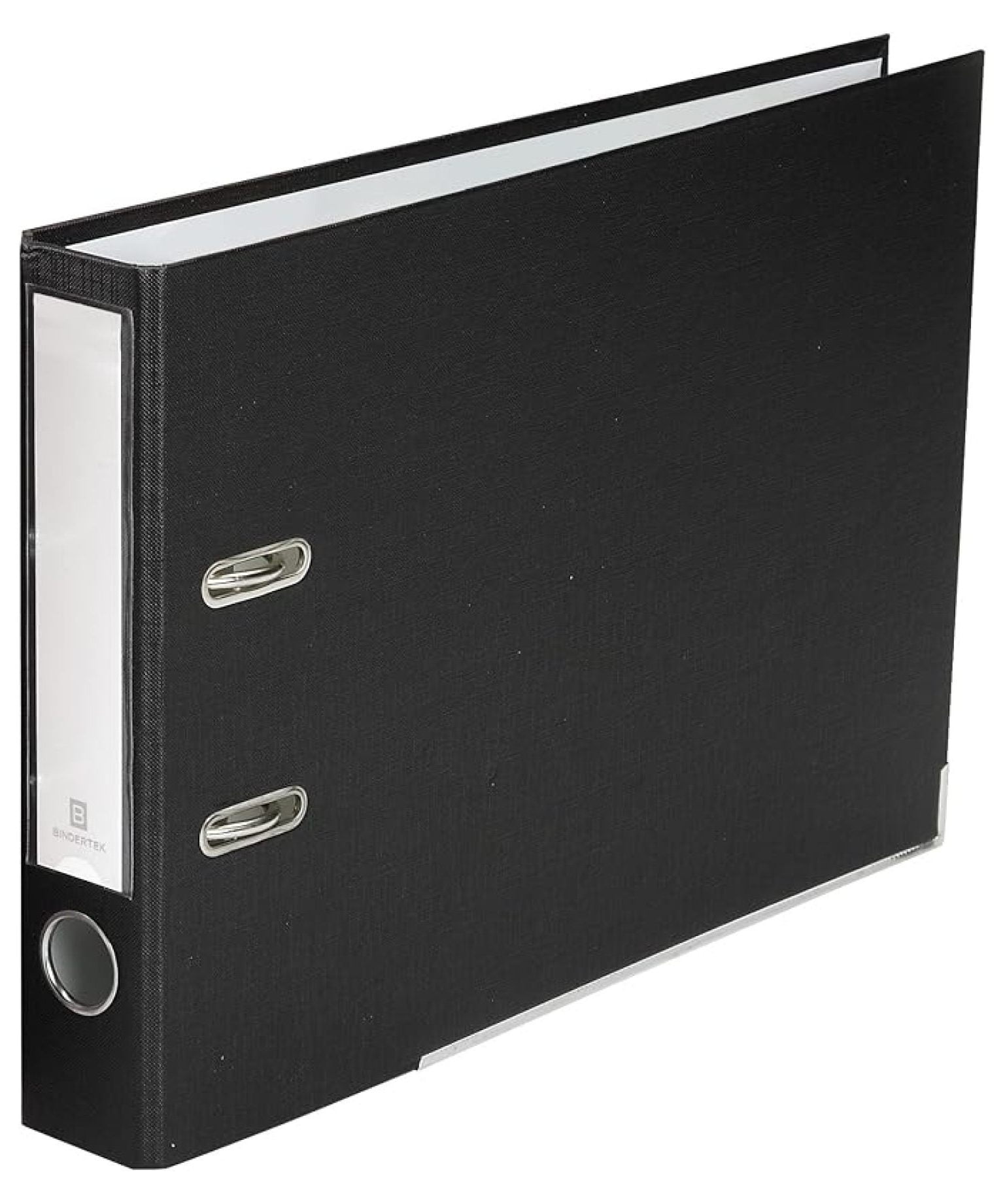 2-Ring Premium Top-Opening Binder for Top-Punched Paper - Black, 2 ...