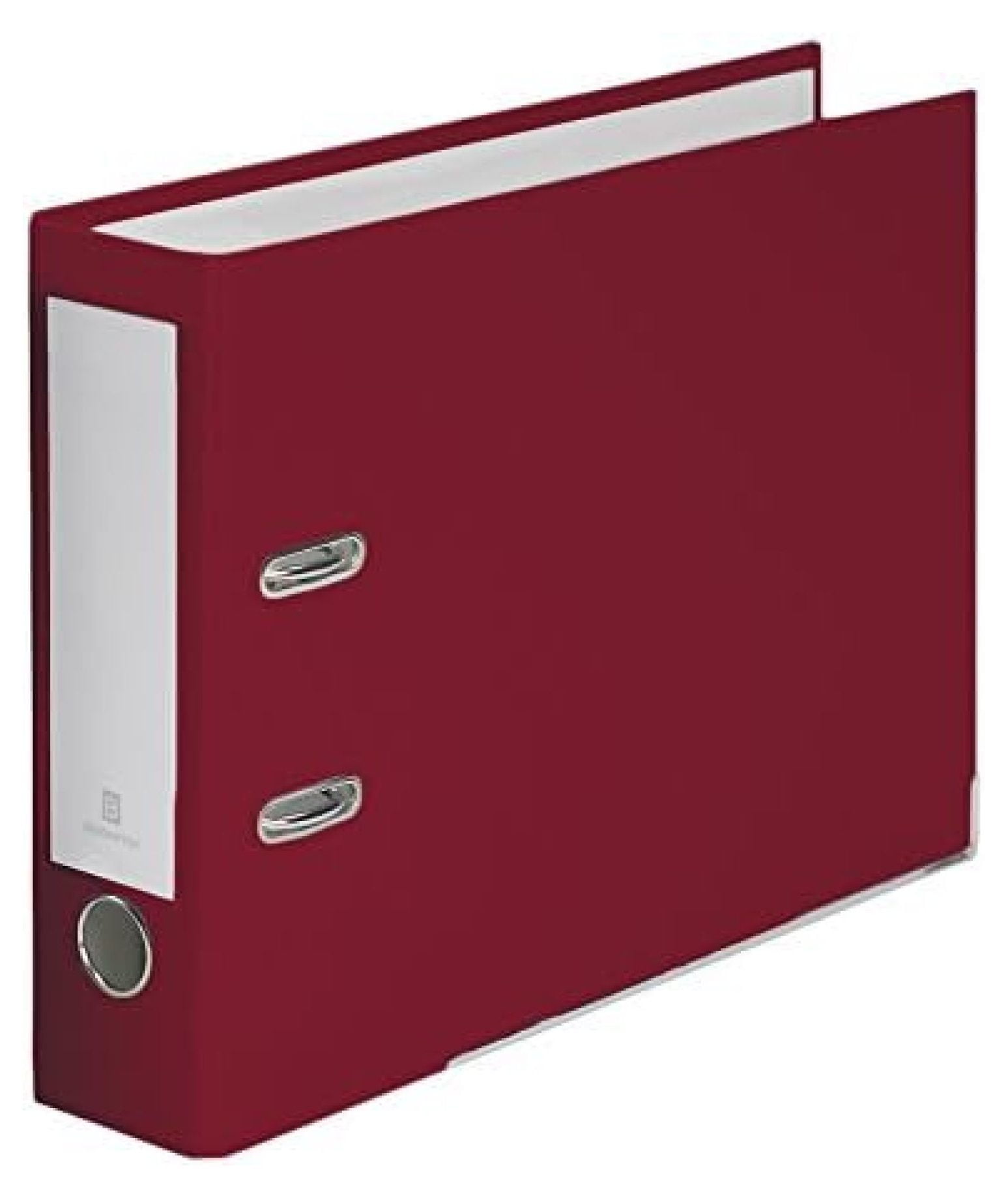 2-Ring Premium Top-Opening Binder for Top-Punched Paper - Brick Red, 3 ...