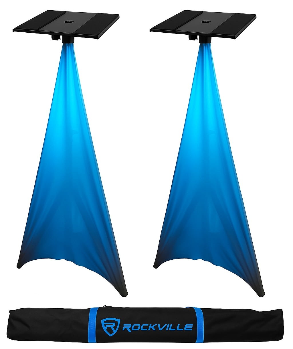 (2) Rockville Lighting Stands For Moving Head/Gobo/Beam/Spot Lights ...