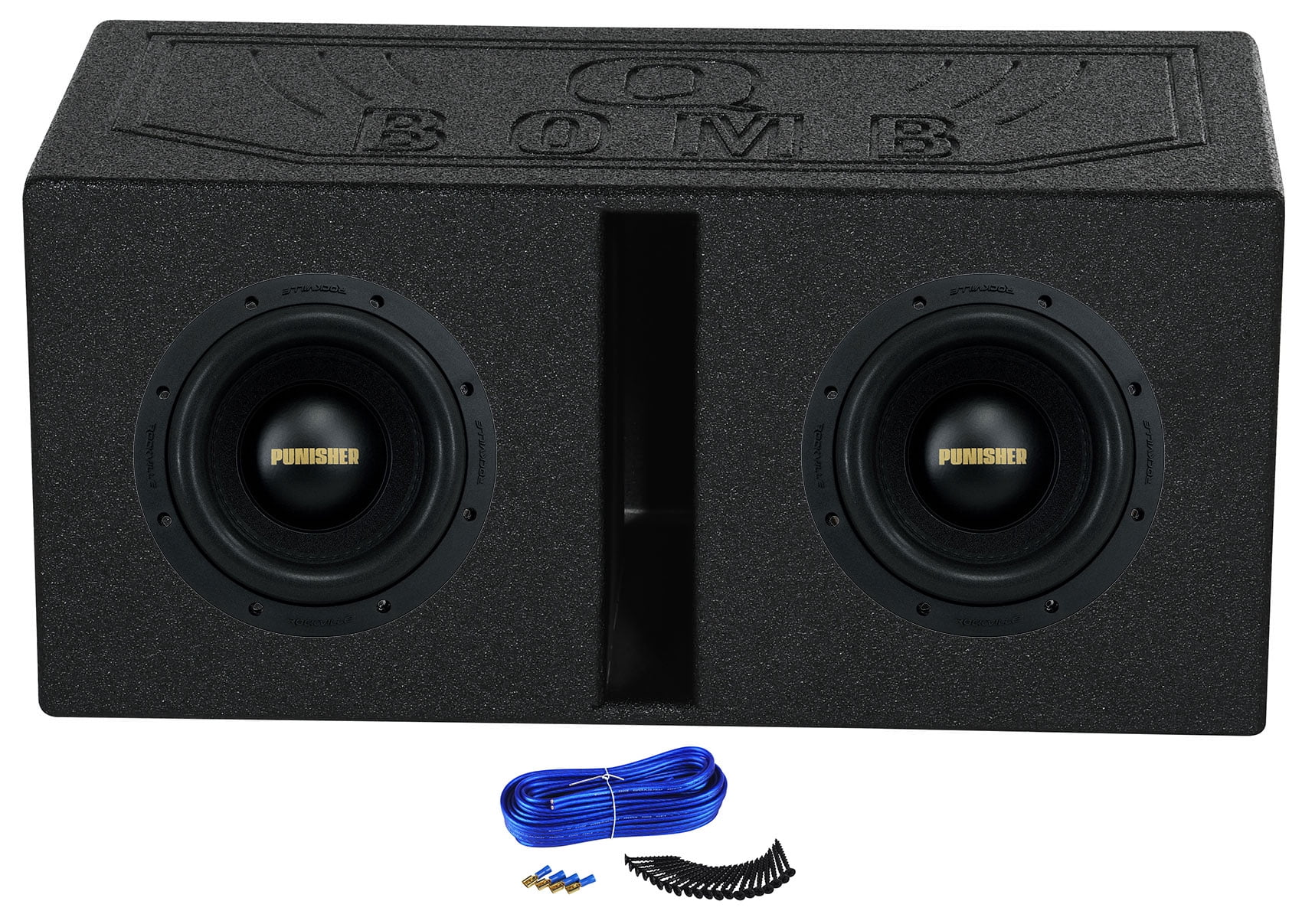 (2) Rockville Punisher 8D2 8" 750w RMS Competition Car Subwoofers ...
